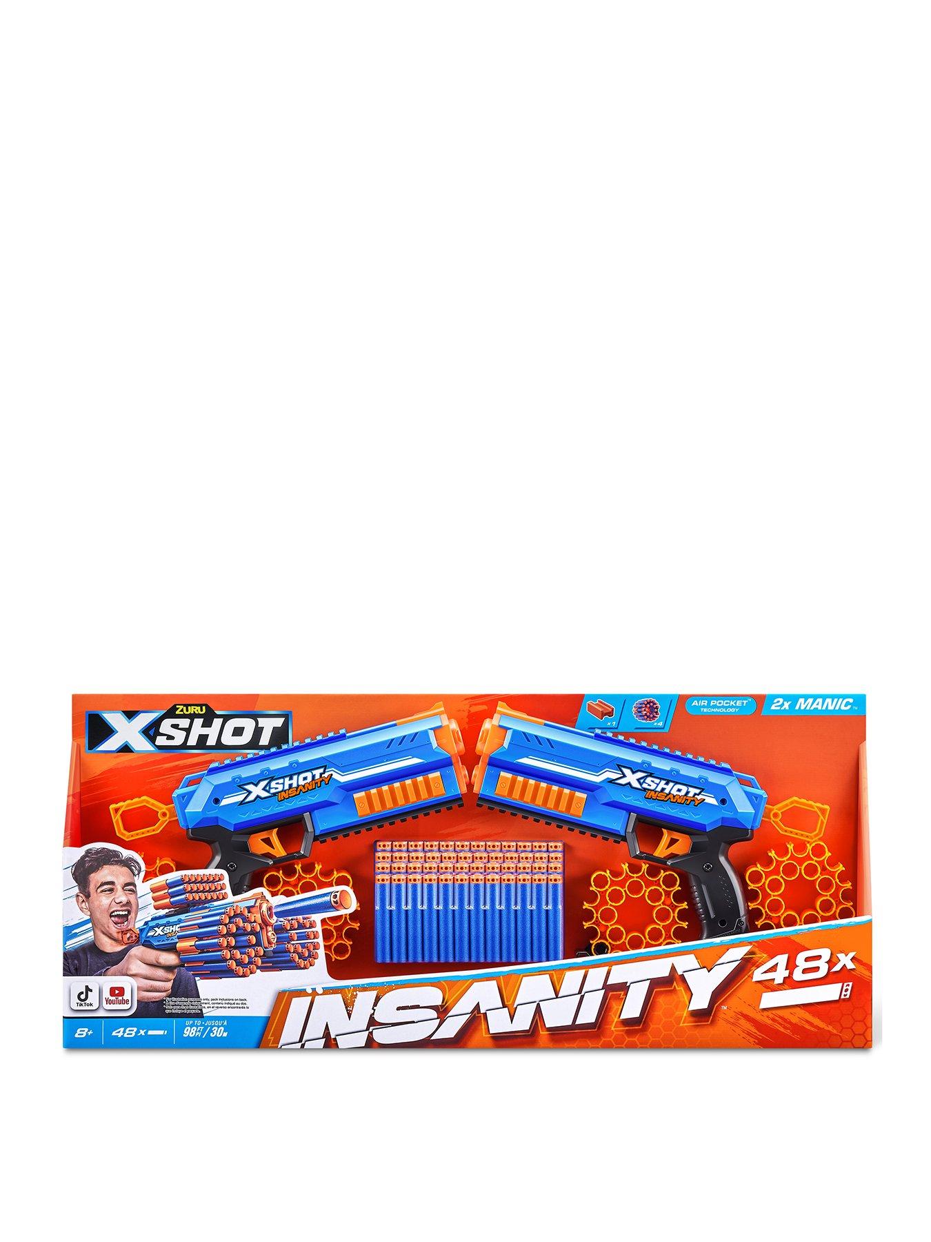 X-SHOT Insanity Mad Mega Barrel by ZURU | littlewoods.com