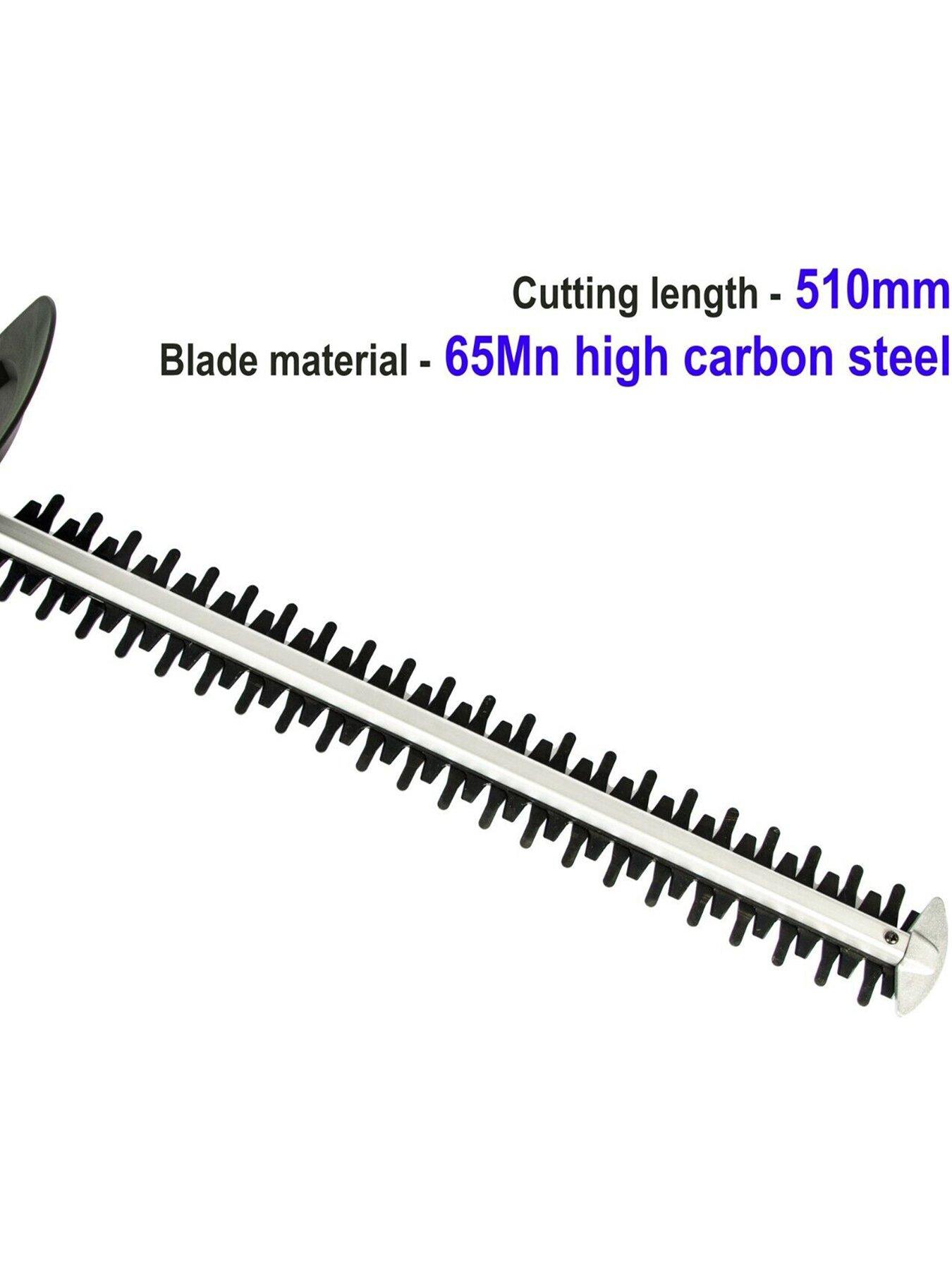 Mylek Cordless Hedge Trimmer 20V Electric Cutter 4000mAh Lithium-Ion ...