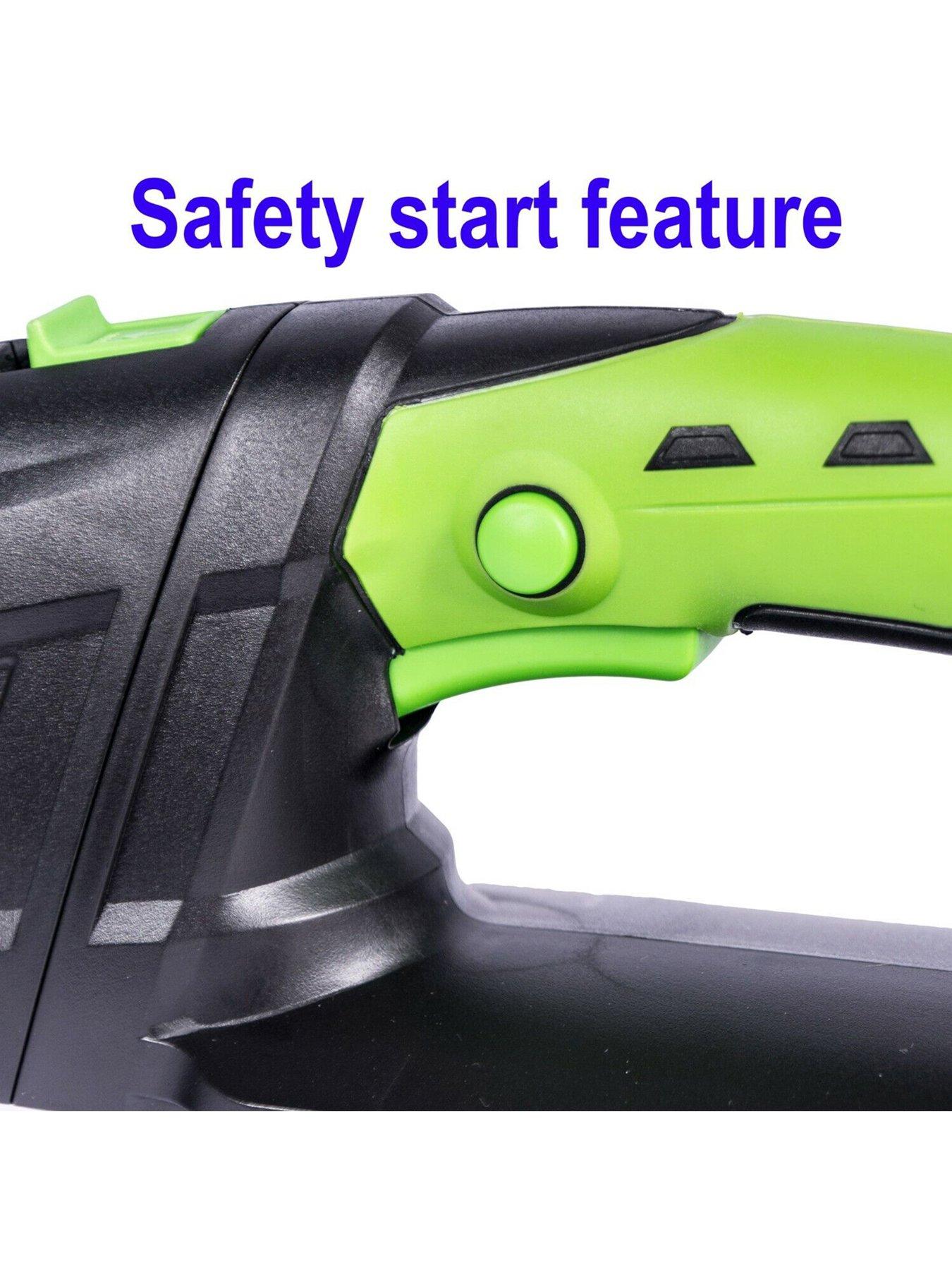 Mylek Cordless Hedge Trimmer 20V Electric Cutter 4000mAh Lithium-Ion ...