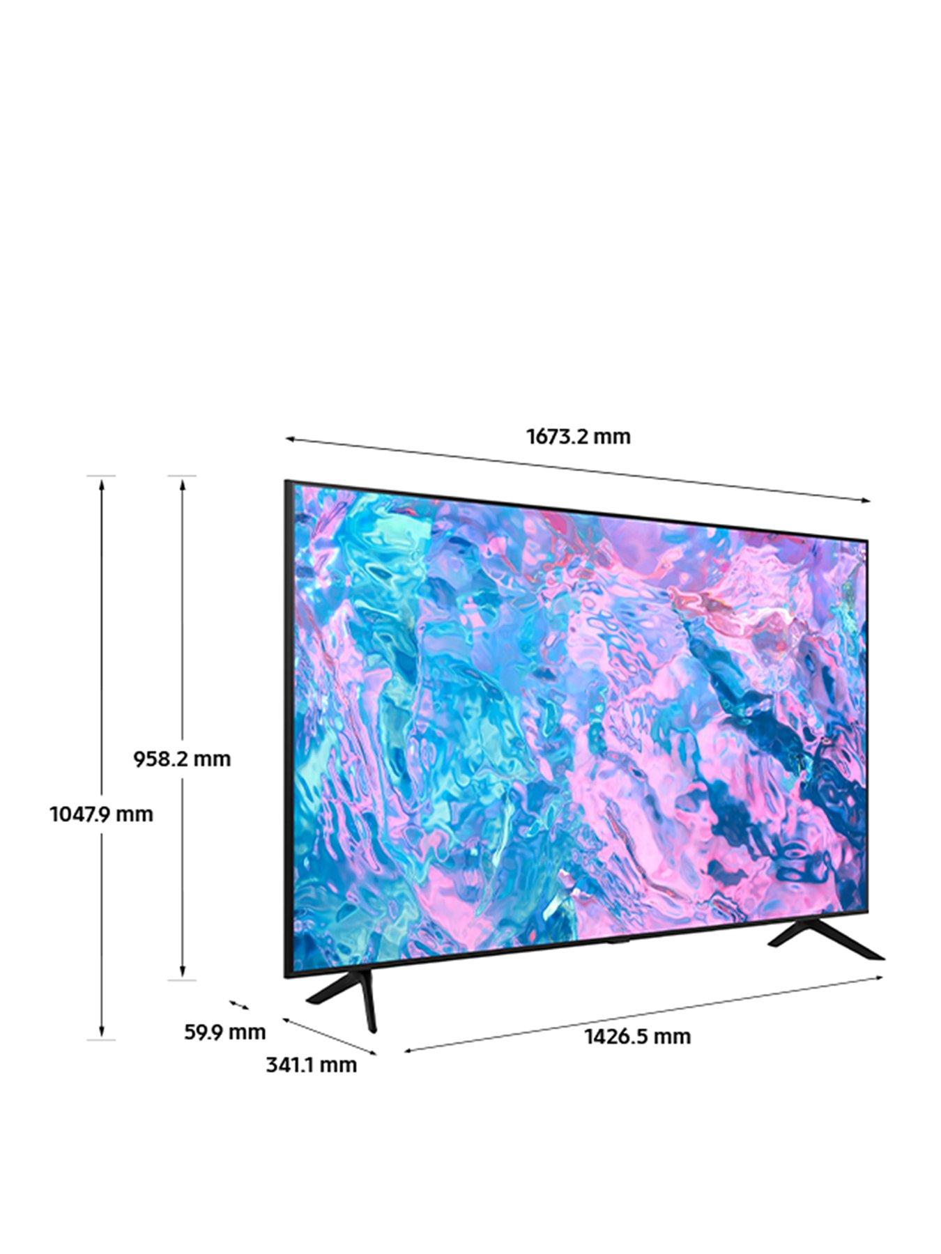 Samsung UE75CU7100, 75 inch, 4K Ultra HD, Smart TV | littlewoods.com