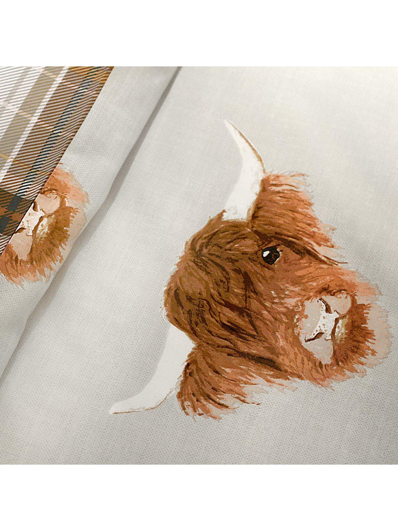 Fusion Highland Cow Duvet Cover Set | littlewoods.com
