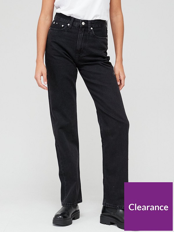 Calvin klein black straight leg jeans 2025 Calvin klein black straight leg jeans 2025