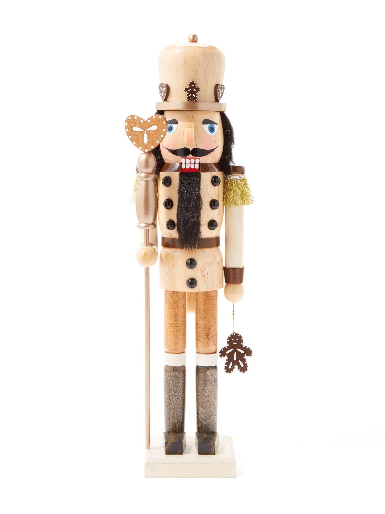 Very Home 50 cm Christmas Nutcracker Decoration - Natural | littlewoods.com