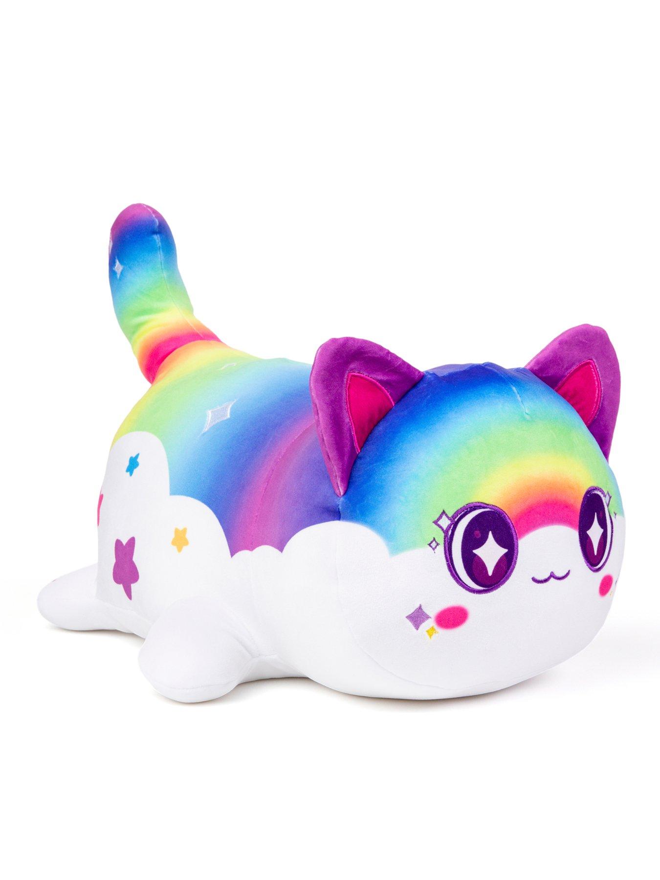 Aphmau Large Plush Cat - Rainbow | littlewoods.com