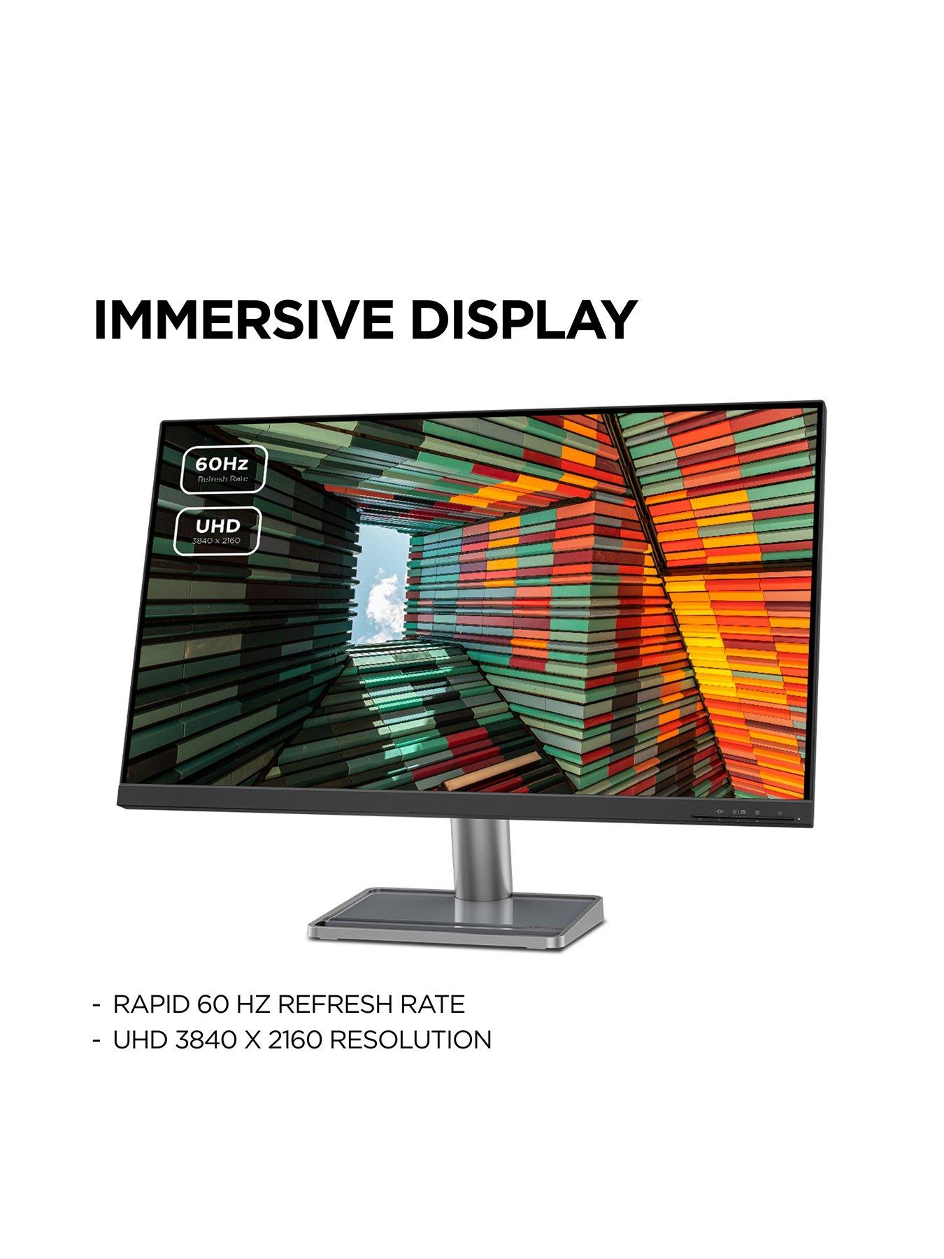 Lenovo L32p-30 32 inch PC Monitor, 4K UHD, 60Hz, 6ms, IPS, USB-C ...
