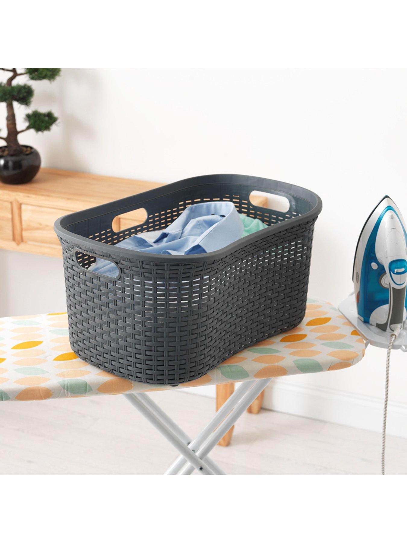Addis Rattan Hipster Laundry Basket | littlewoods.com