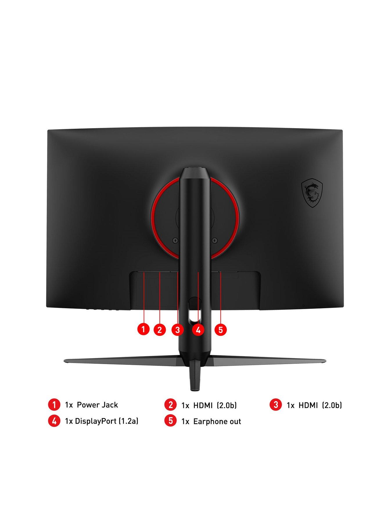 MSI G32CQ4 E2 32in - QHD - 165Hz - 1ms - HDR Ready - AMD Freesync ...