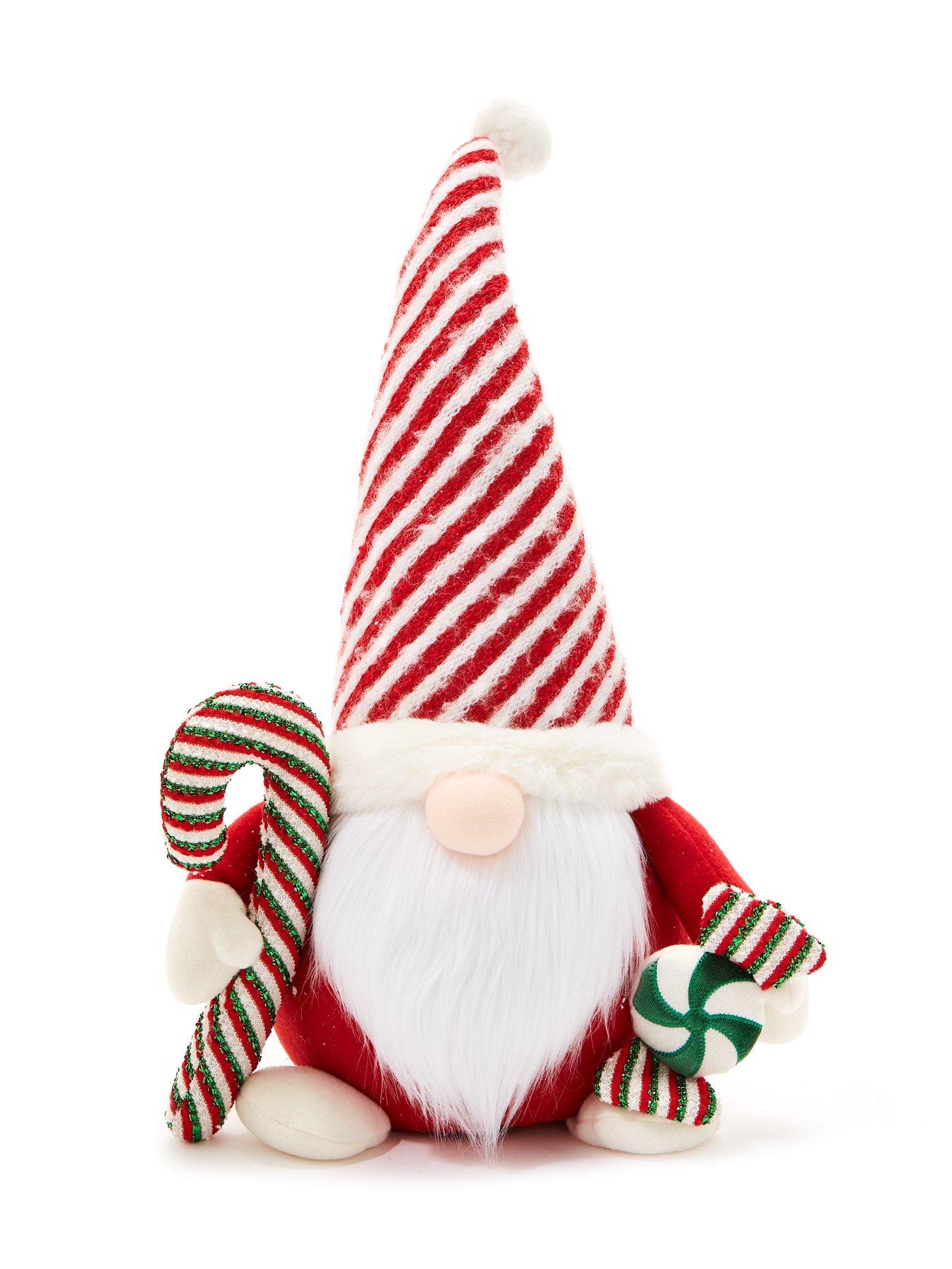 Three Kings Candy Cane Christmas Gonk - Red | littlewoods.com