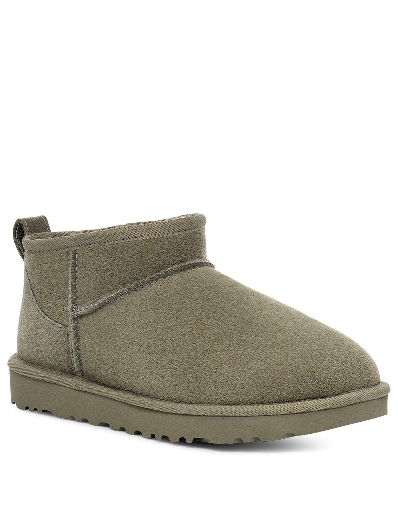 Classic Ultra Mini Boots Moss Green