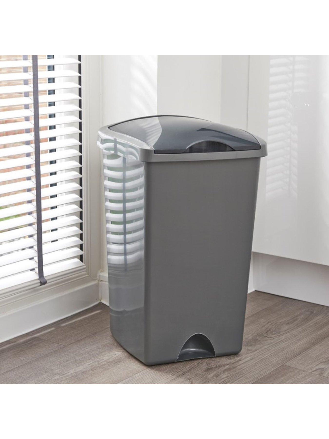 Addis 50-litre Plastic Bin with Lift-Up Lid | Littlewoods