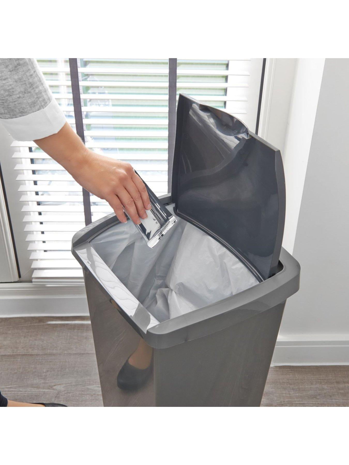 Addis 50-litre Plastic Bin with Lift-Up Lid | Littlewoods