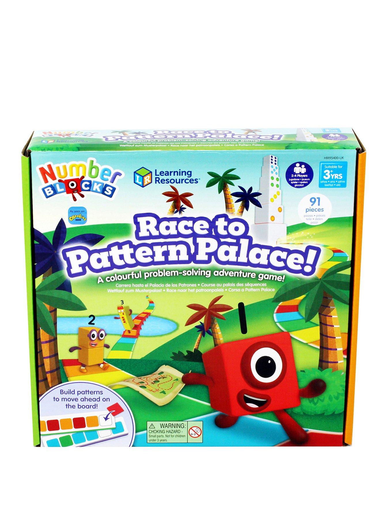 Numberblocks Race to Pattern Palace Children's Board Game | Littlewoods