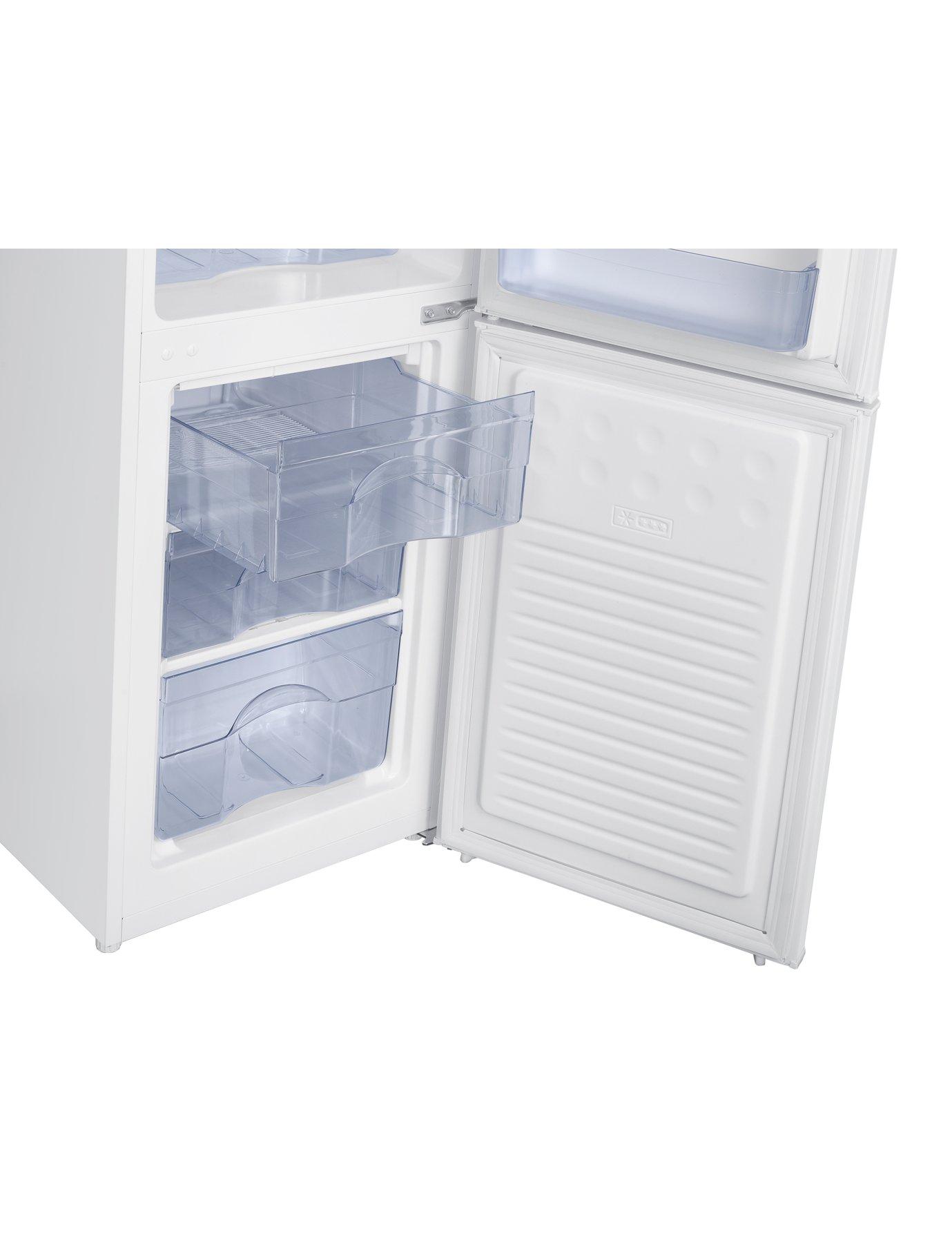 Swan SR15690W 48cm Wide, 144cm High, 50/50 Split Compact Fridge Freezer ...