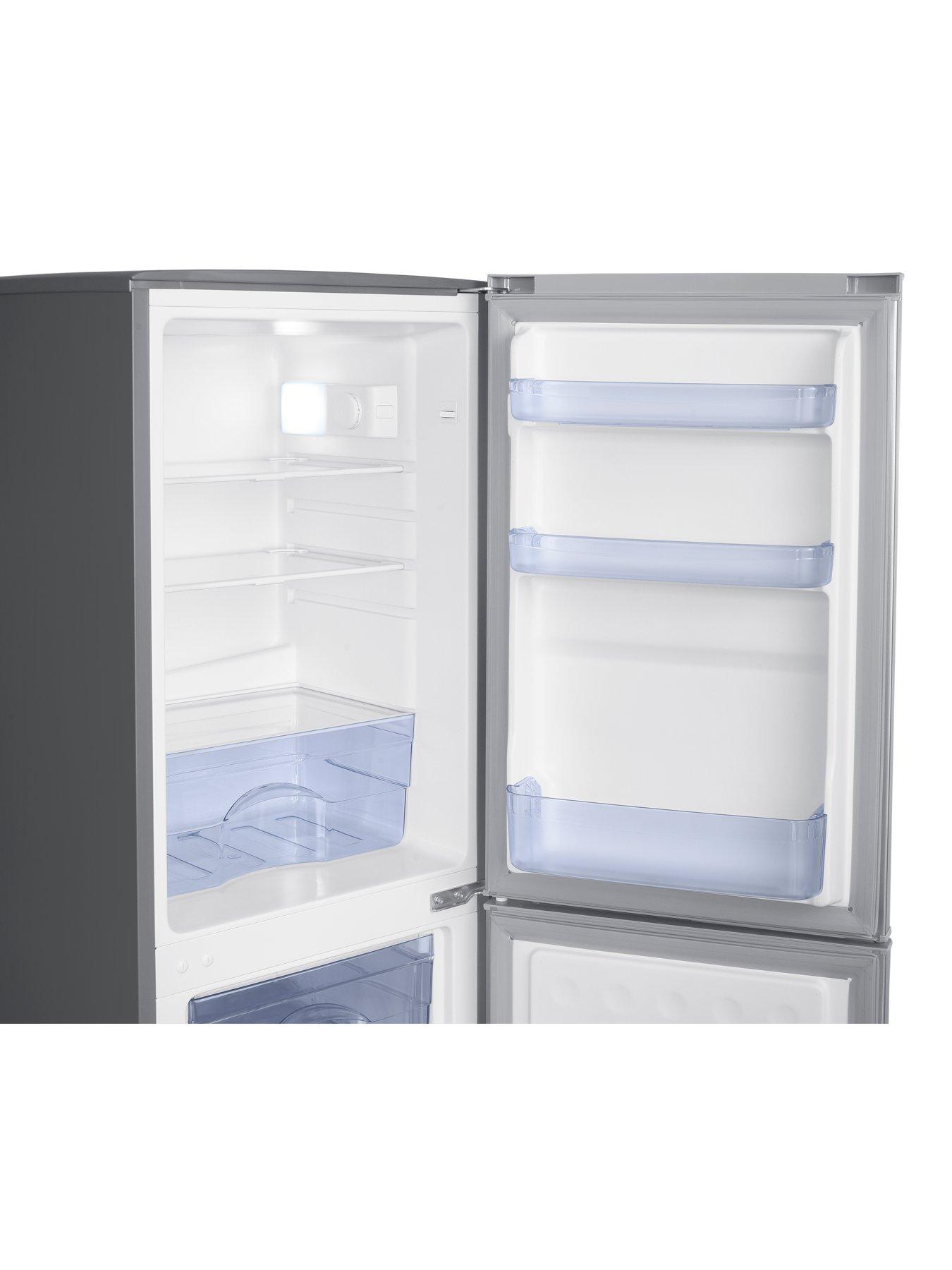 Swan SR15690S 48cm Wide, 144cm High, 50/50 Split Compact Fridge Freezer ...