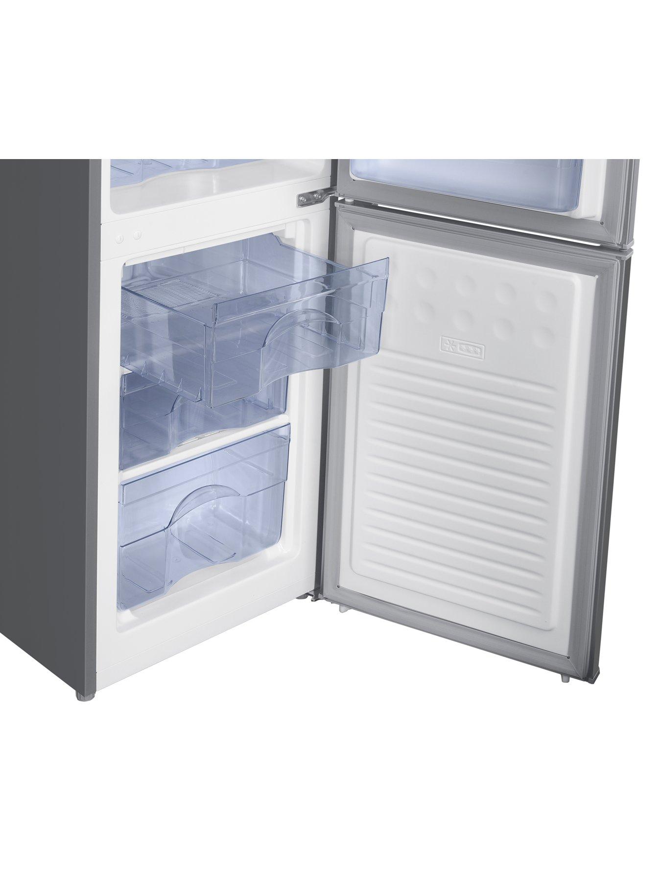 Swan SR15690S 48cm Wide, 144cm High, 50/50 Split Compact Fridge Freezer ...