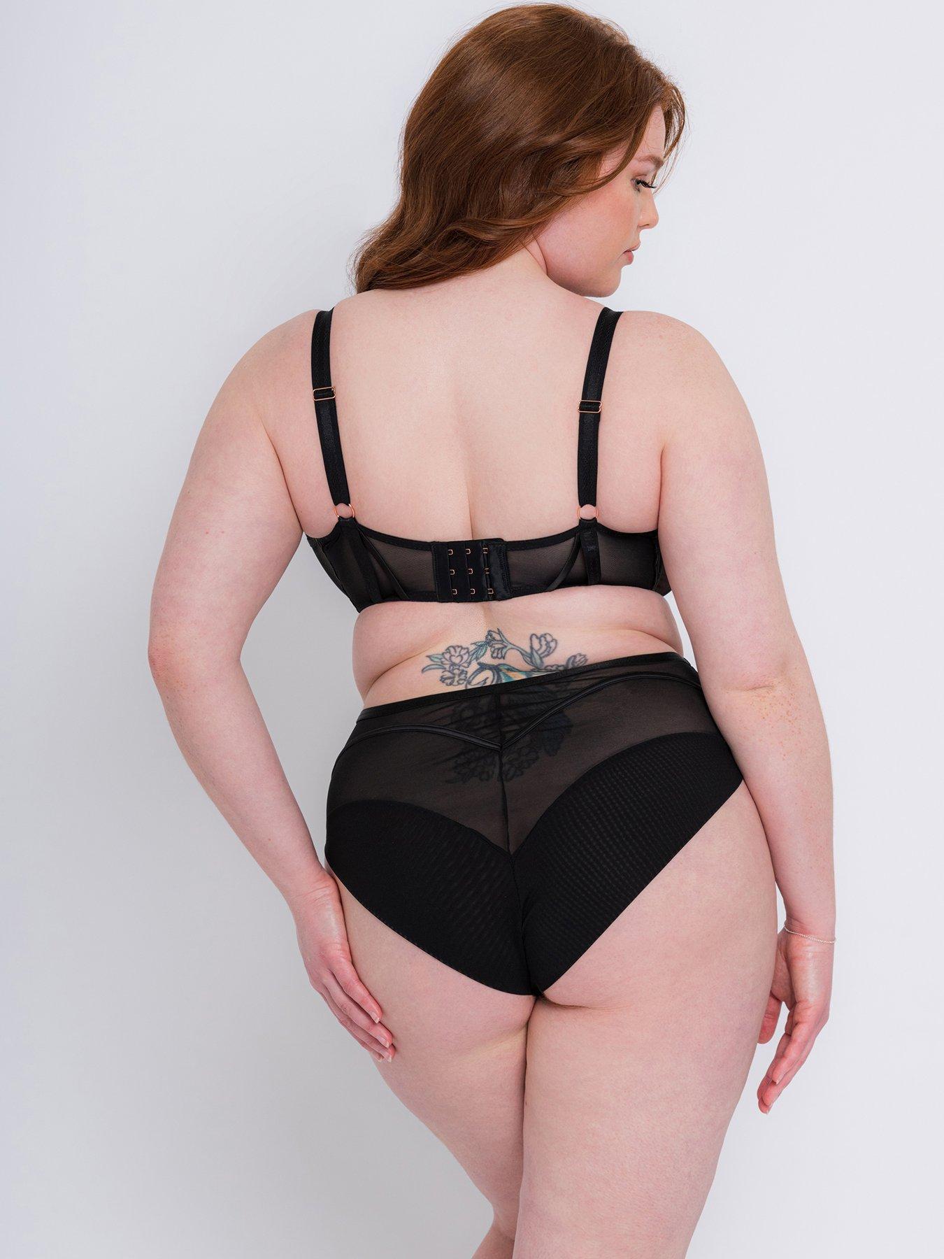 Curvy Kate Scantilly Senses Plunge Bra - Black | littlewoods.com