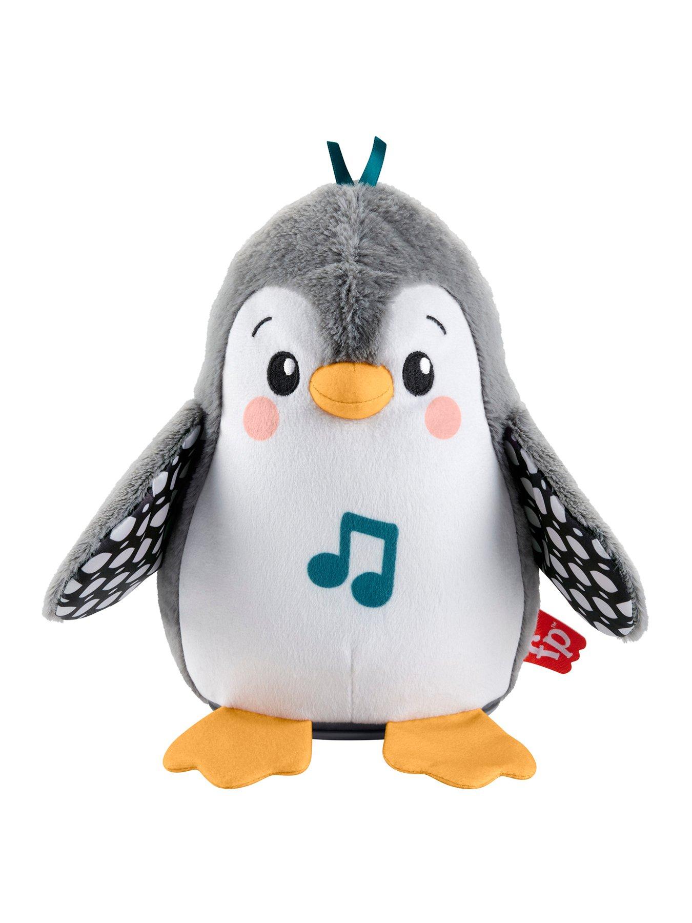 Fisher-Price Flap & Wobble Penguin Newborn Musical Toy | littlewoods.com