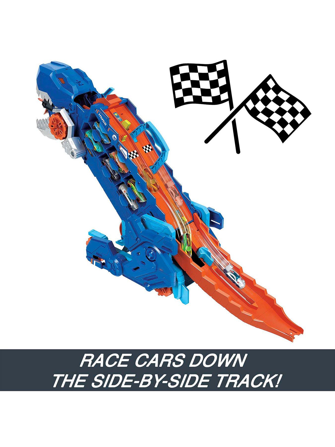 Hot Wheels City Ultimate T-Rex Toy Car Transporter Playset | Littlewoods
