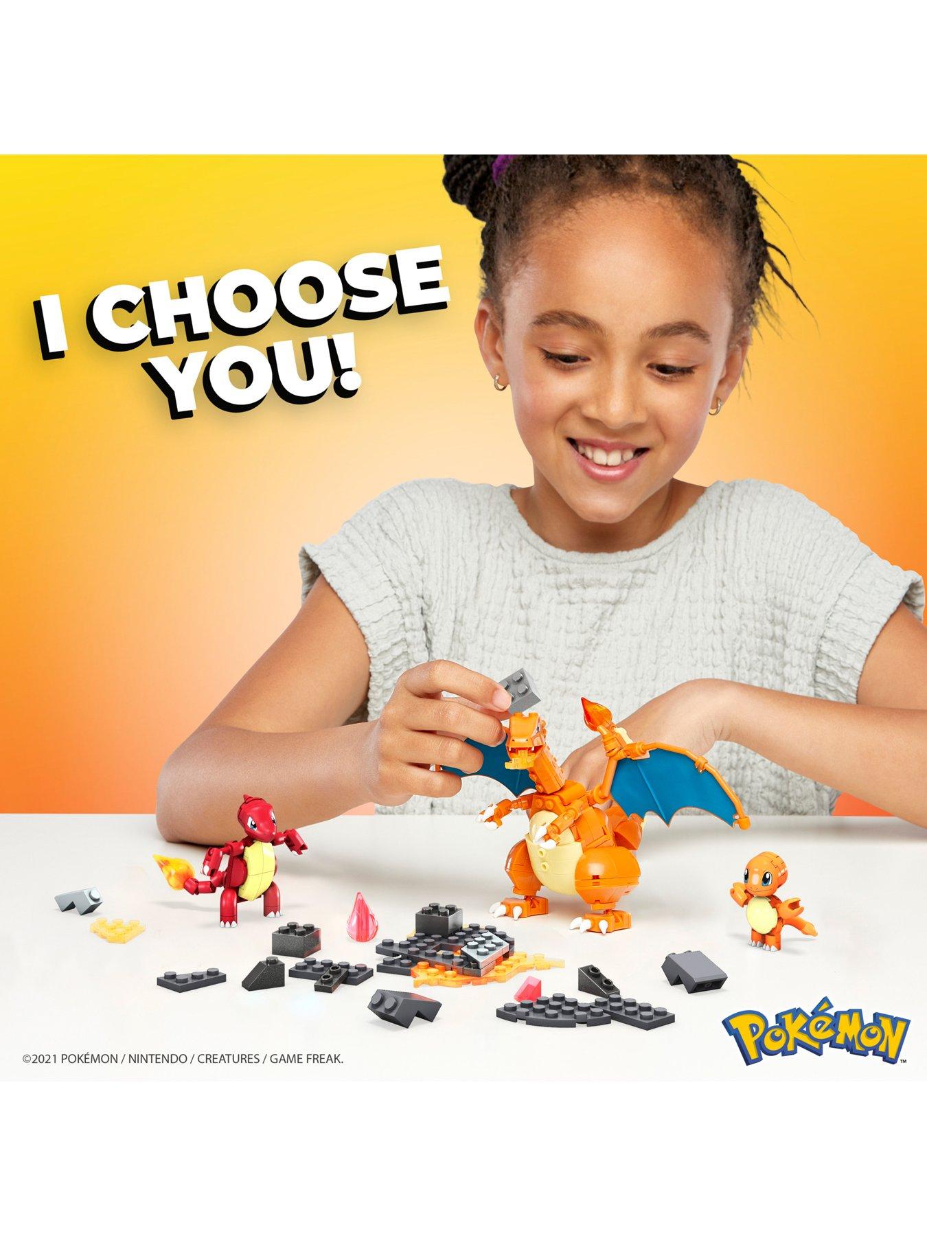 MEGA Pokemon Building Set - Charmander Evolution | Littlewoods