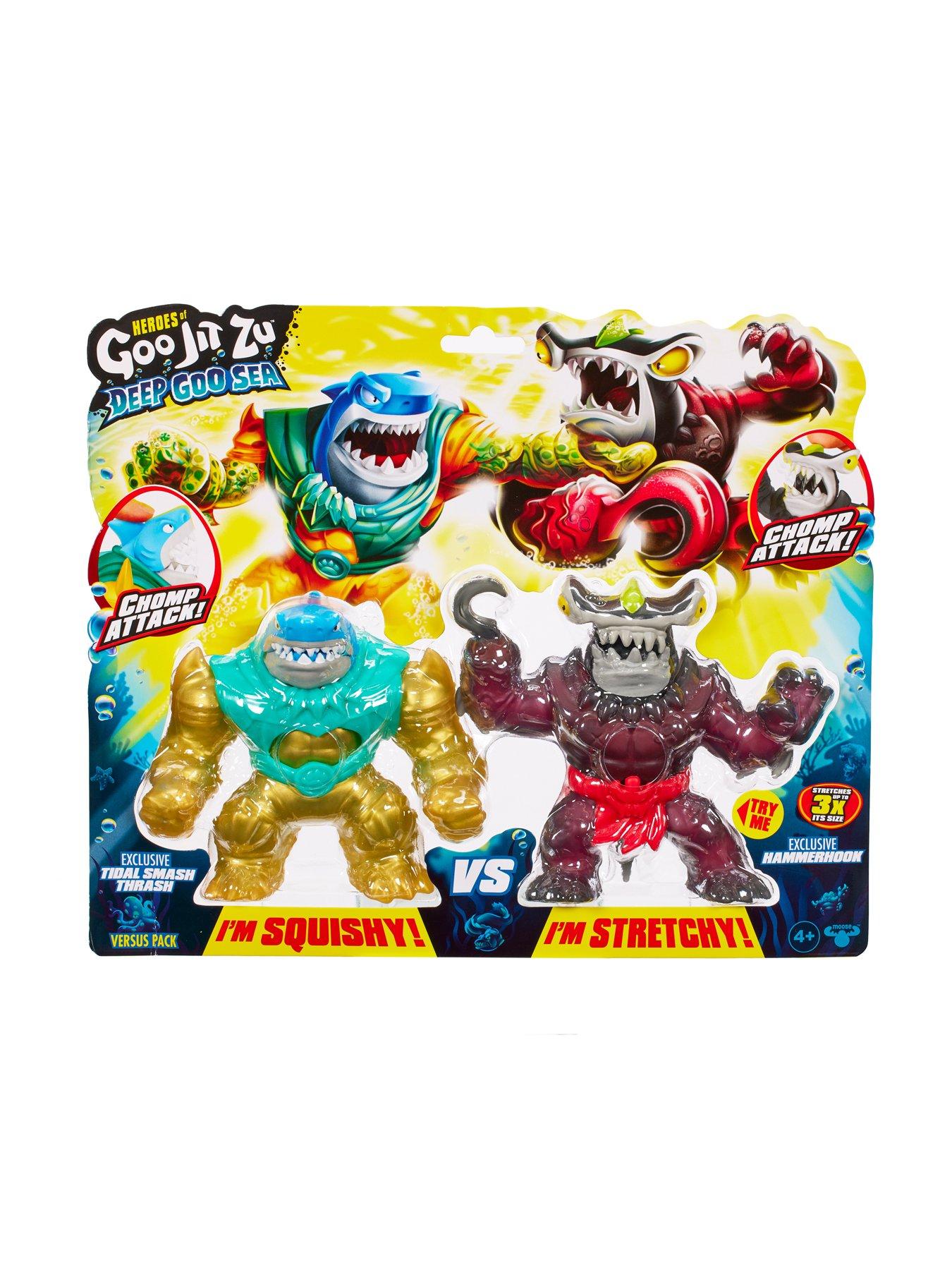 Heroes of Goo Jit Zu Deep Goo Sea Verses Pack - Thrash V Hammerhook | littlewoods.com