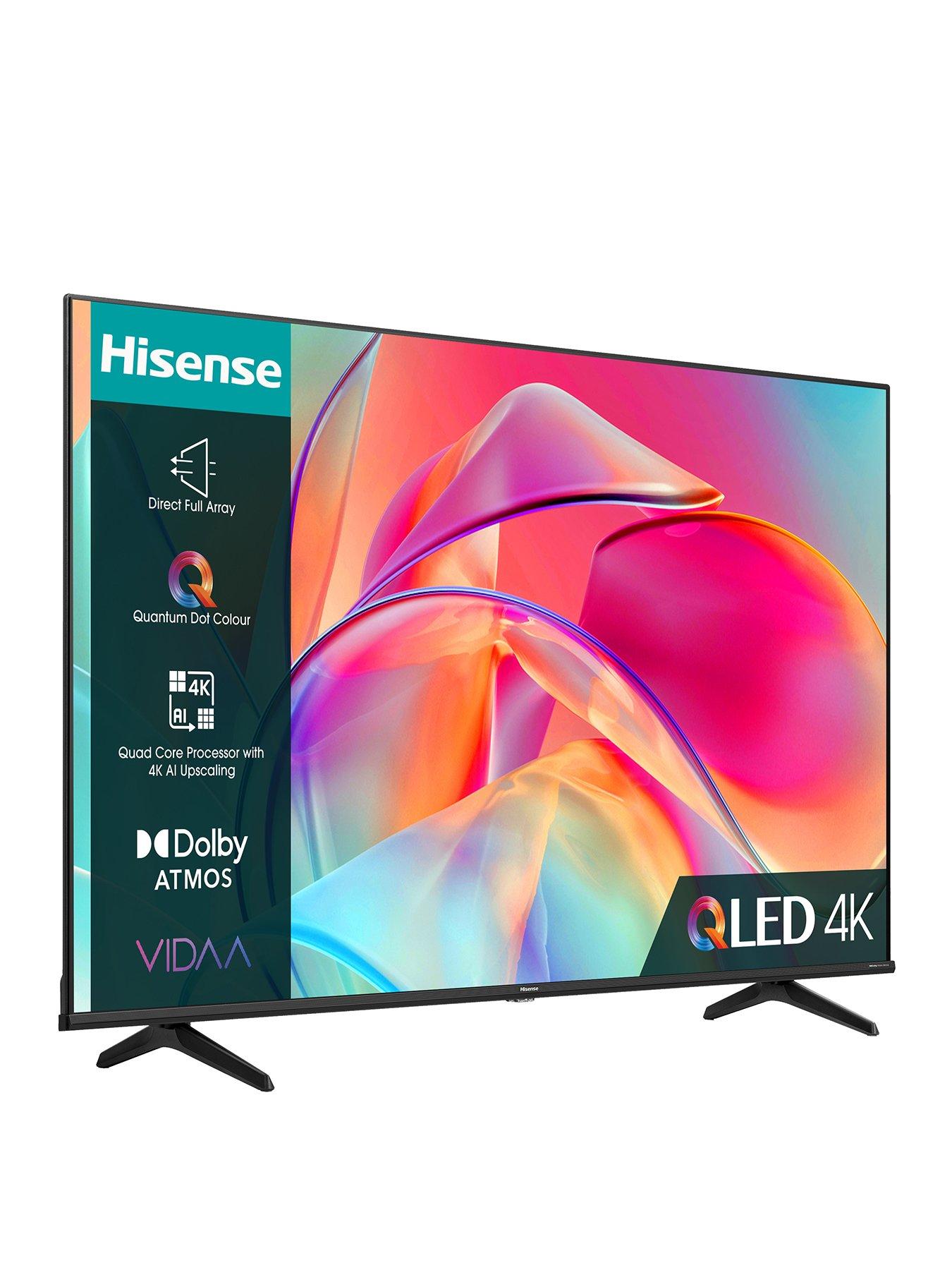 Hisense 43E7KQTUK, 43 inch, QLED, 4K Ultra HD, Smart TV | littlewoods.com