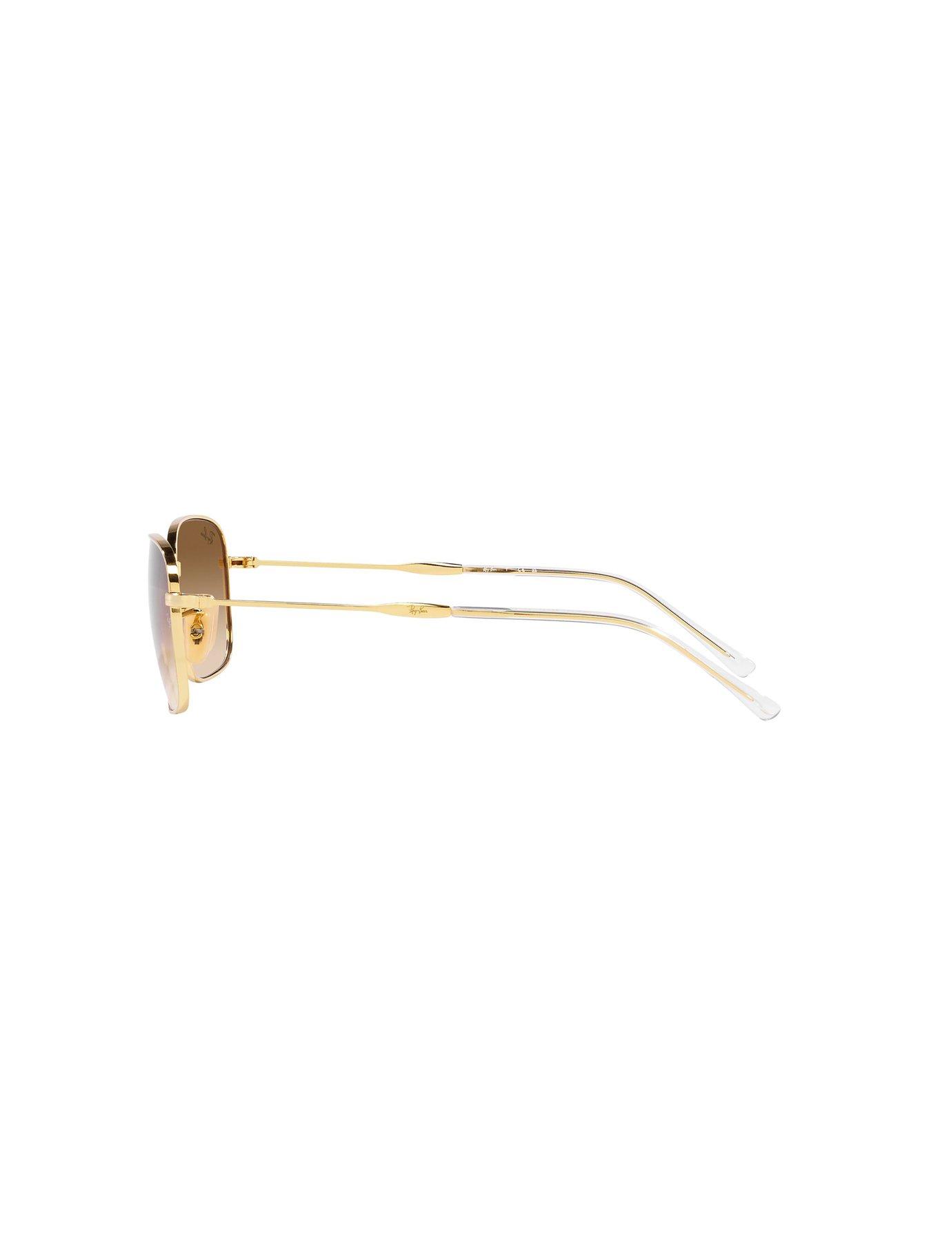 Ray-Ban Pillow Metal Sunglasses - Brown | Littlewoods