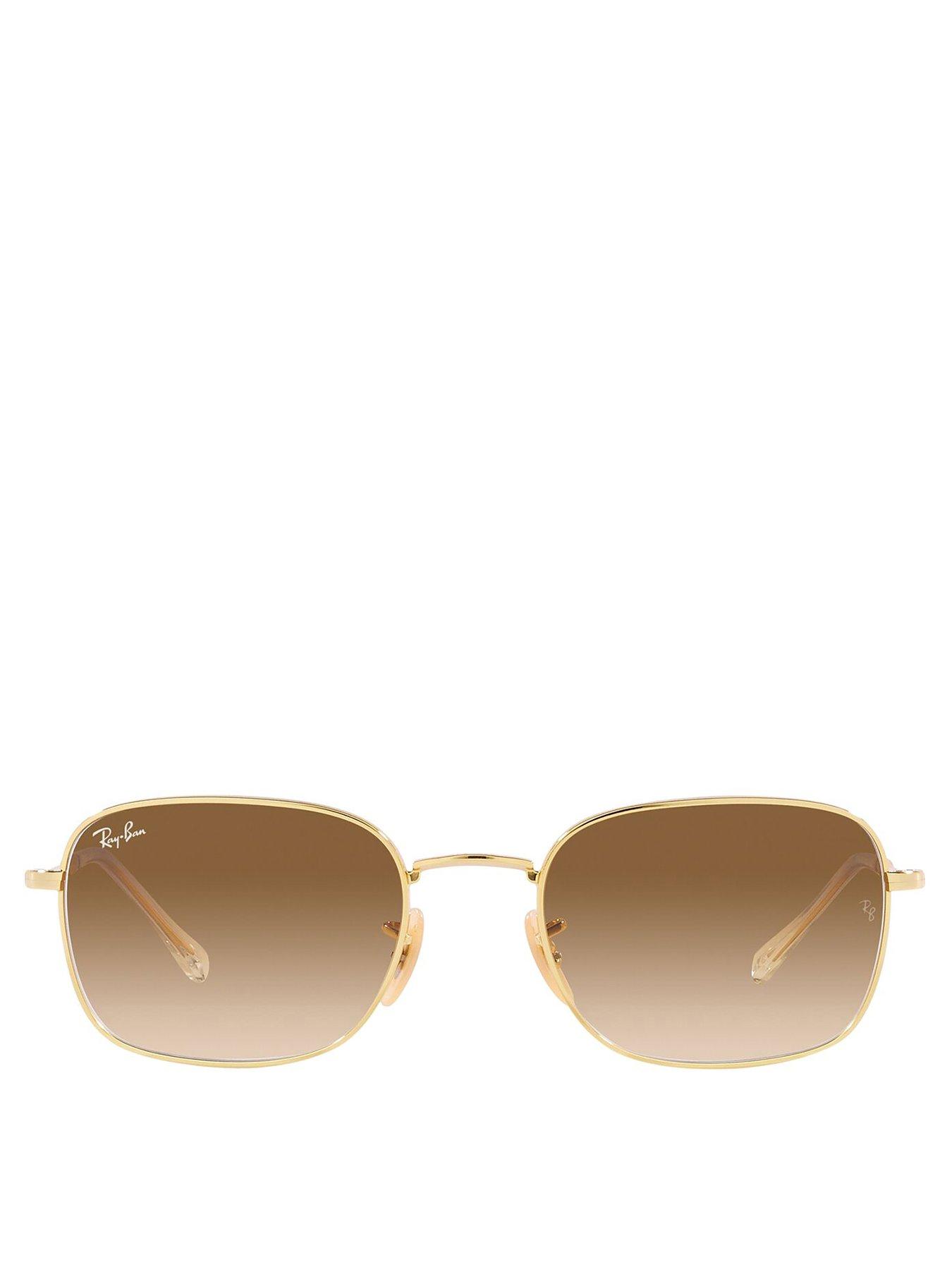 Ray-Ban Pillow Metal Sunglasses - Brown | Littlewoods