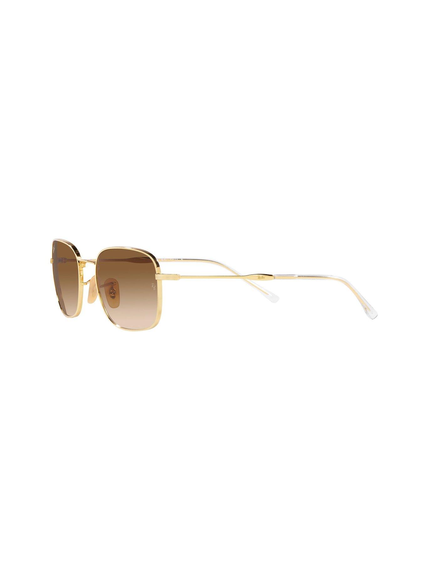 Ray-Ban Pillow Metal Sunglasses - Brown | Littlewoods