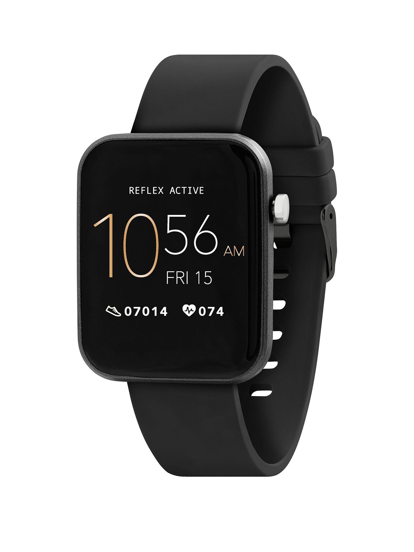 Reflex Active Series 13 Black Smart Watch | littlewoods.com