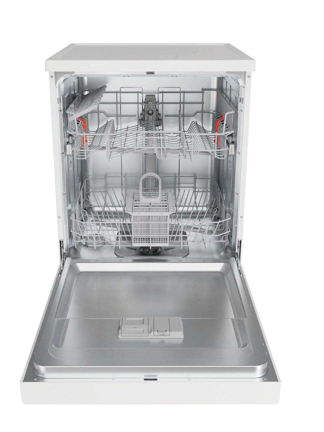 Hotpoint H2FHL626 Fullsize 14-Place Setting Freestanding Dishwasher ...