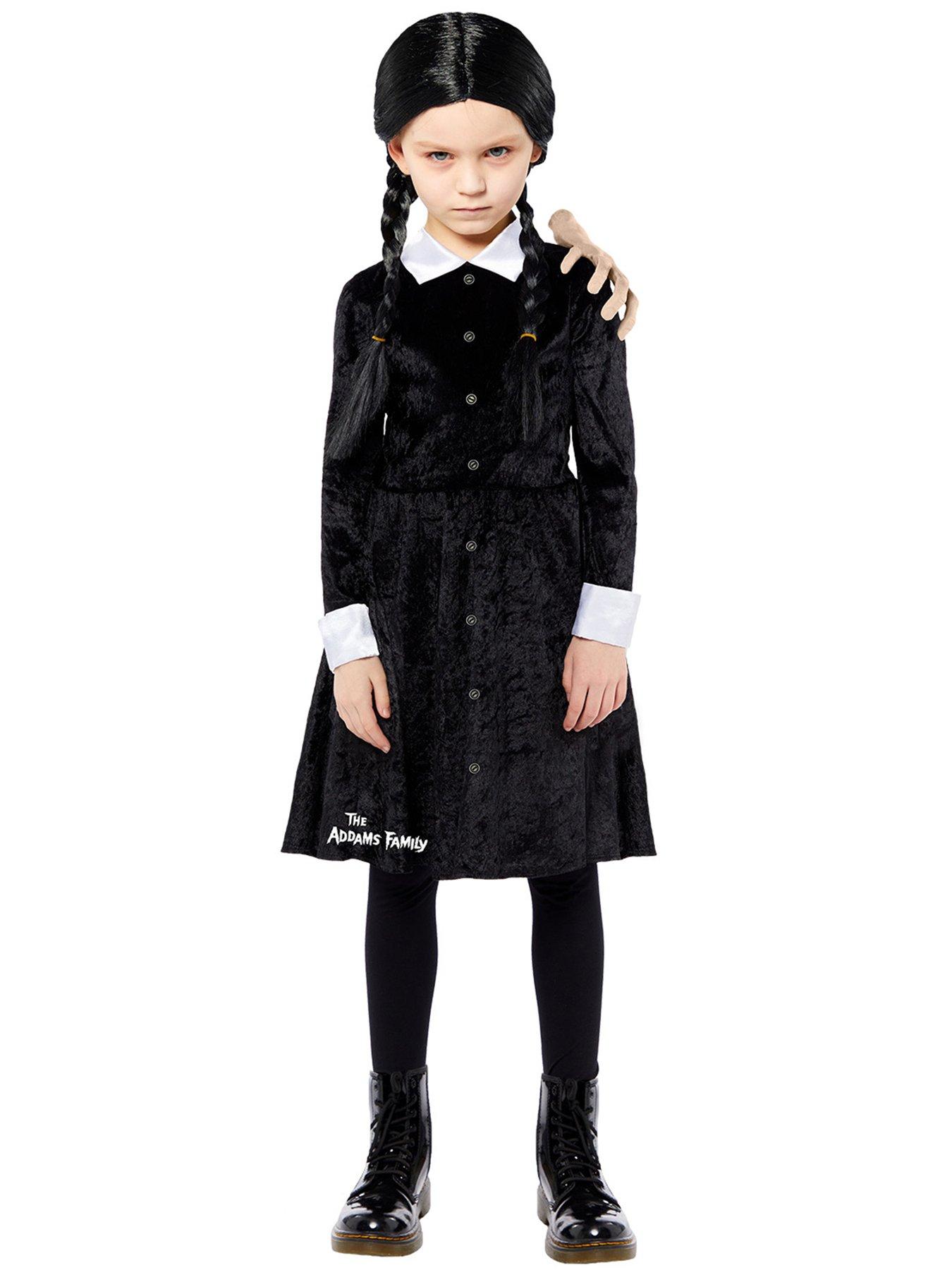 Wednesday The Addams Family Girls Wednesday Costume | Littlewoods