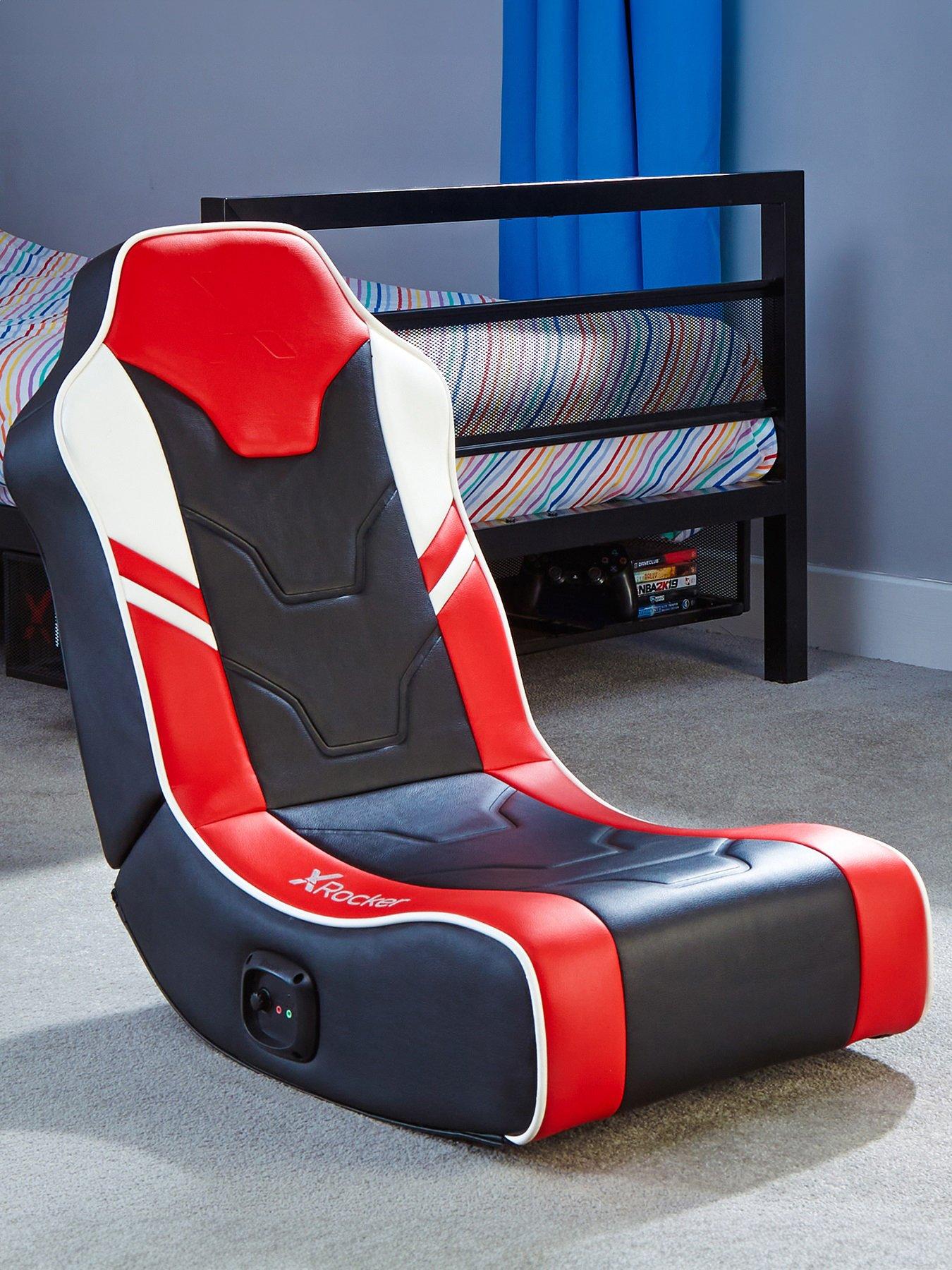 X Rocker Shadow 2.0 Stereo Audio Gaming Floor Rocker - Red | Littlewoods