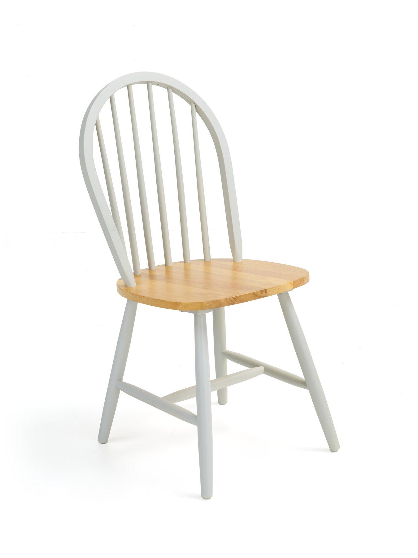 Very Home New Rubberwood Fixed Top 100 cm Kentucky Dining Table + 4 ...