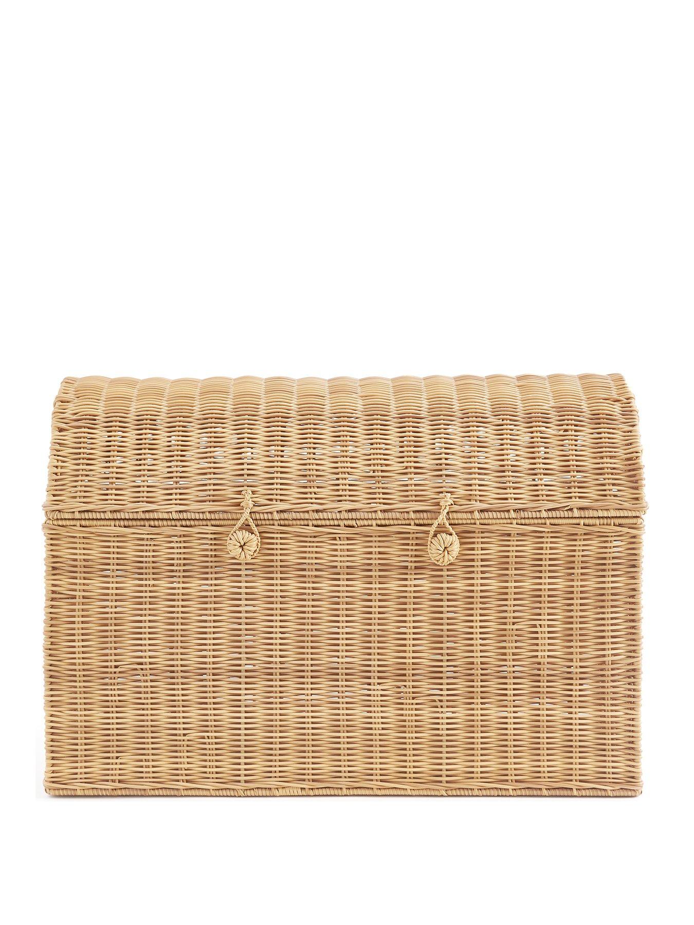 The Very Collection Medium Poly Rattan Storage Chest | Littlewoods