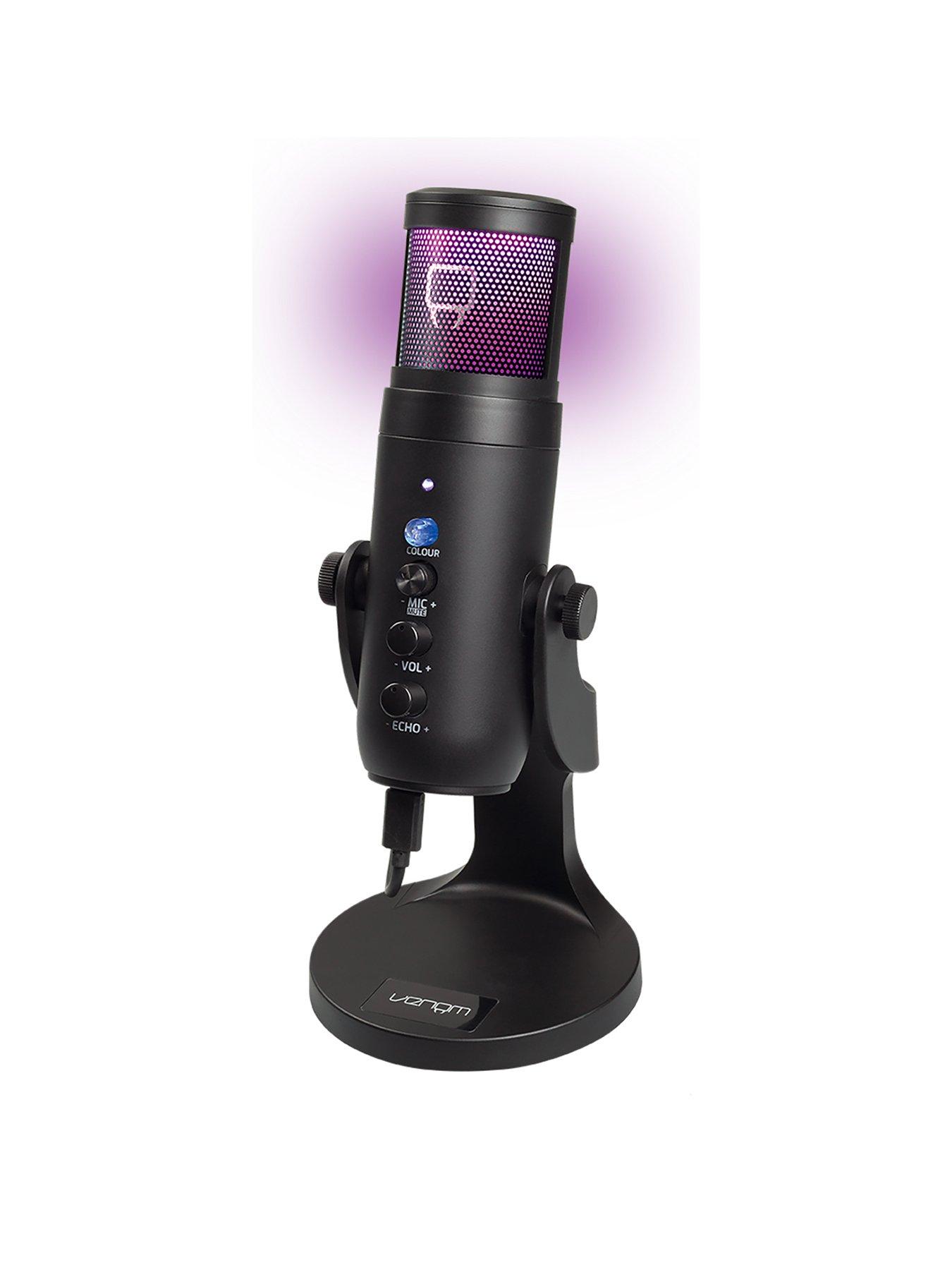 Venom Led Streaming Microphone | Littlewoods