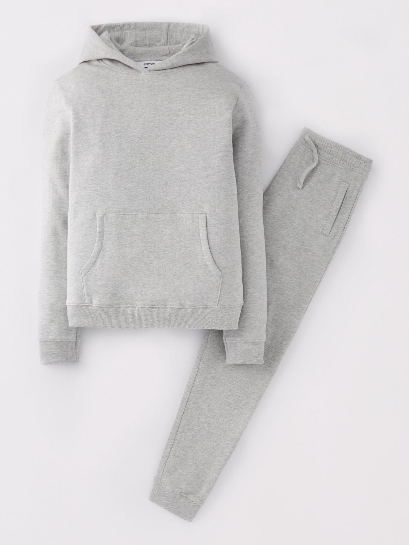 Everyday Boys Grey Hoodie and Jogger Set- Grey | littlewoods.com