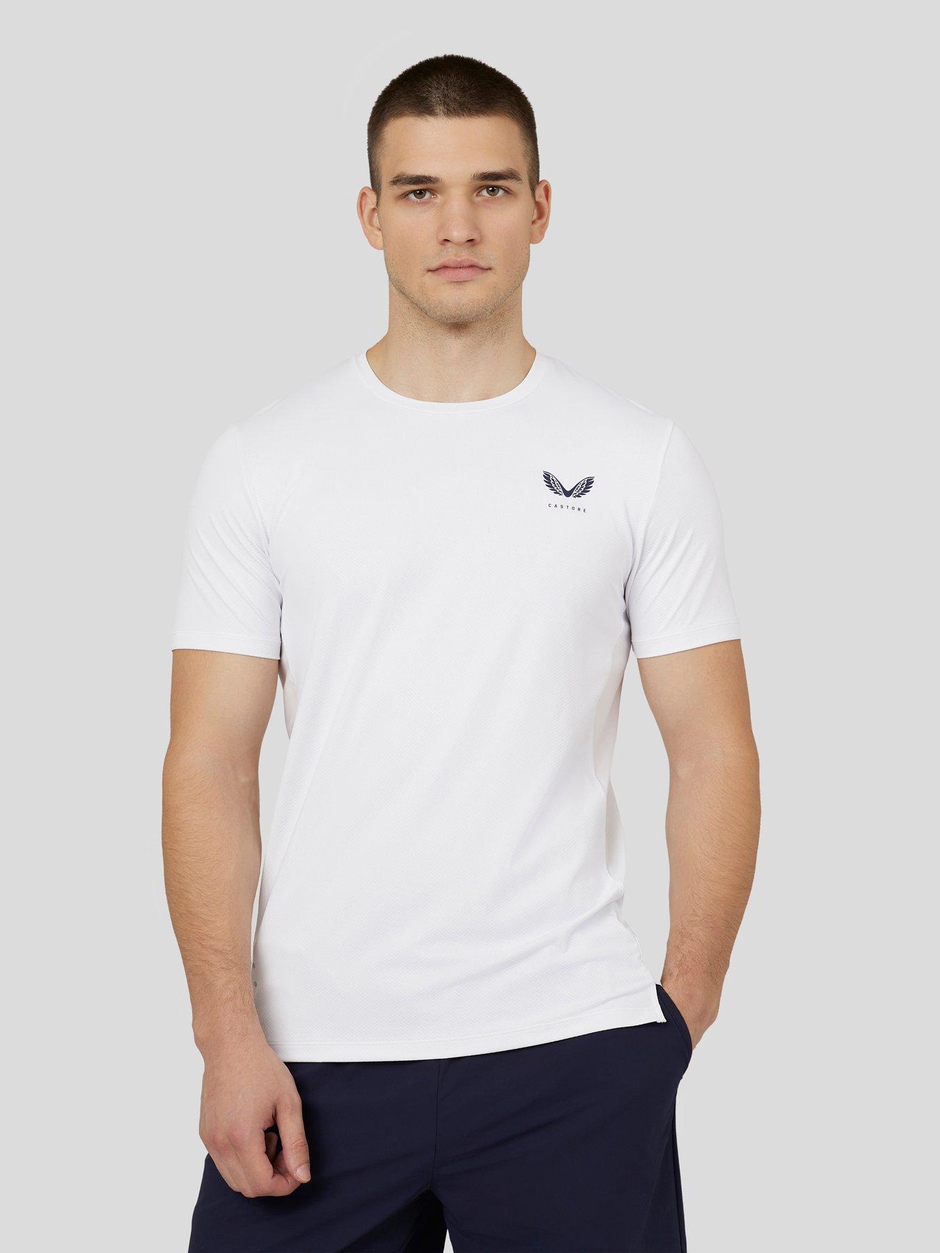 Castore Mens Performance Ss Tee - White | littlewoods.com