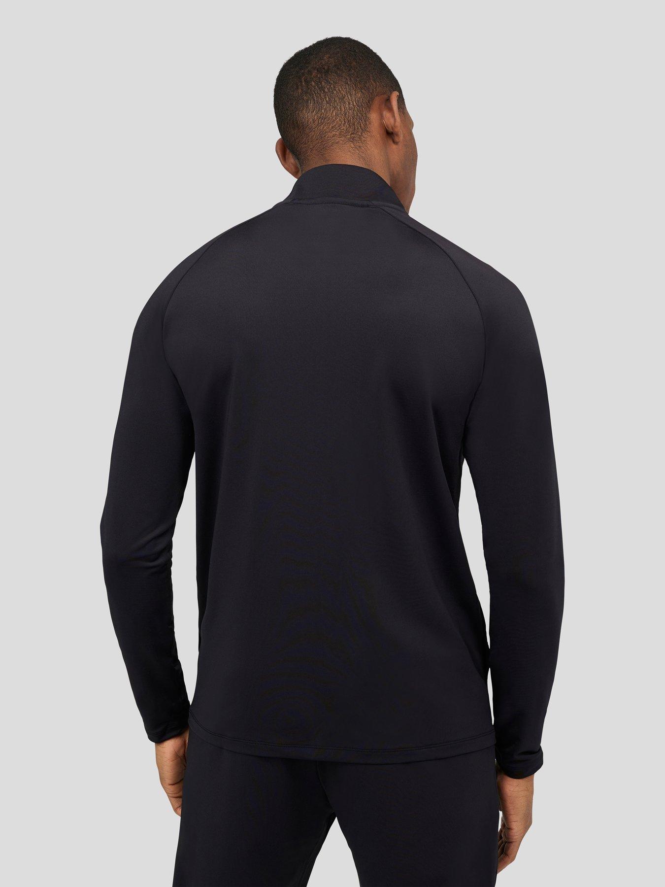 Castore Mens Castore Standard Tracksuit Zip Through Top - Black ...