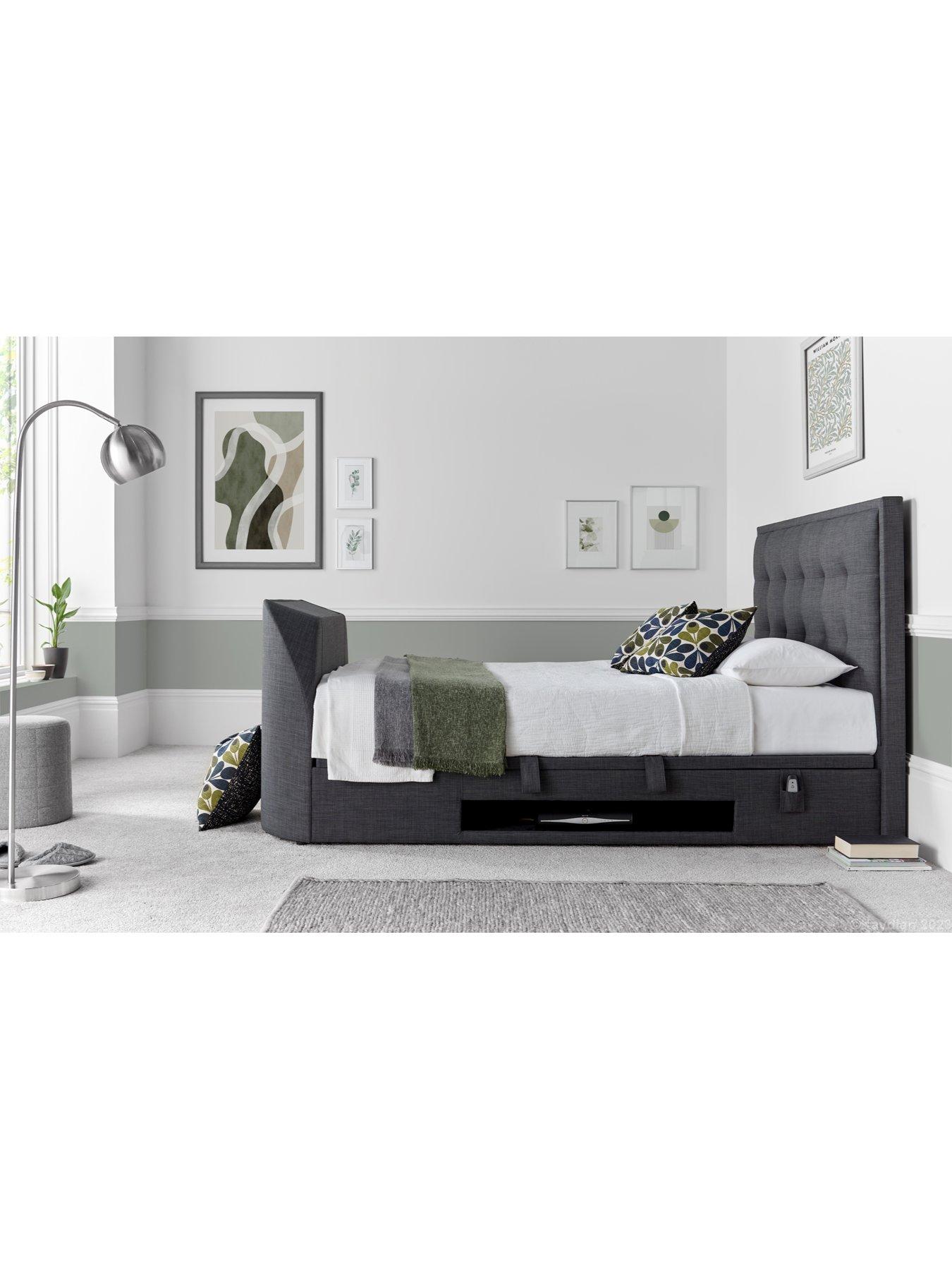 The Very Collection Anderson TV Side Lift Up Ottoman Storage Bed with ...