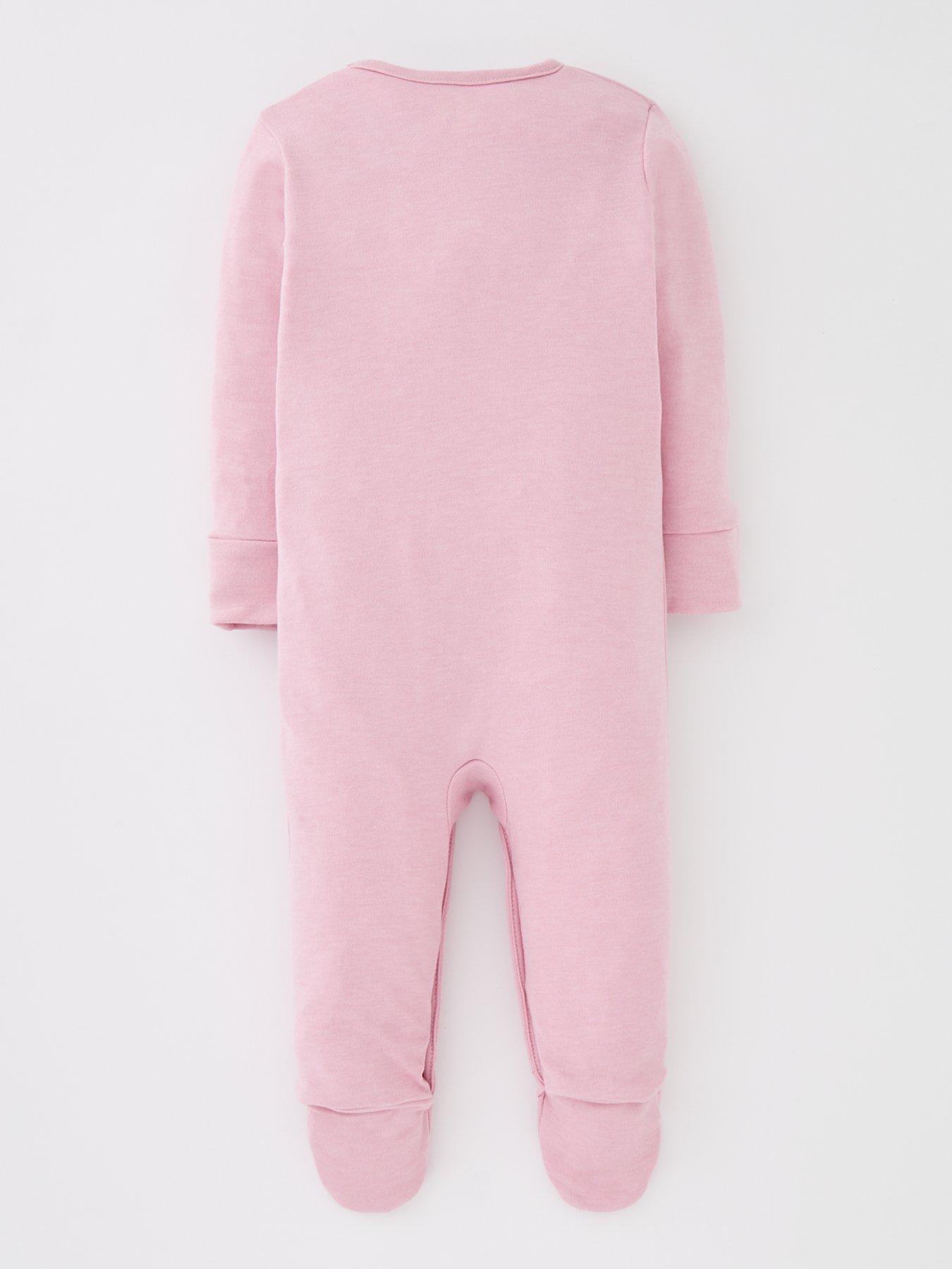 Mini V by Very Baby Girl Cutest Little Sister Sleepsuit - Pink ...