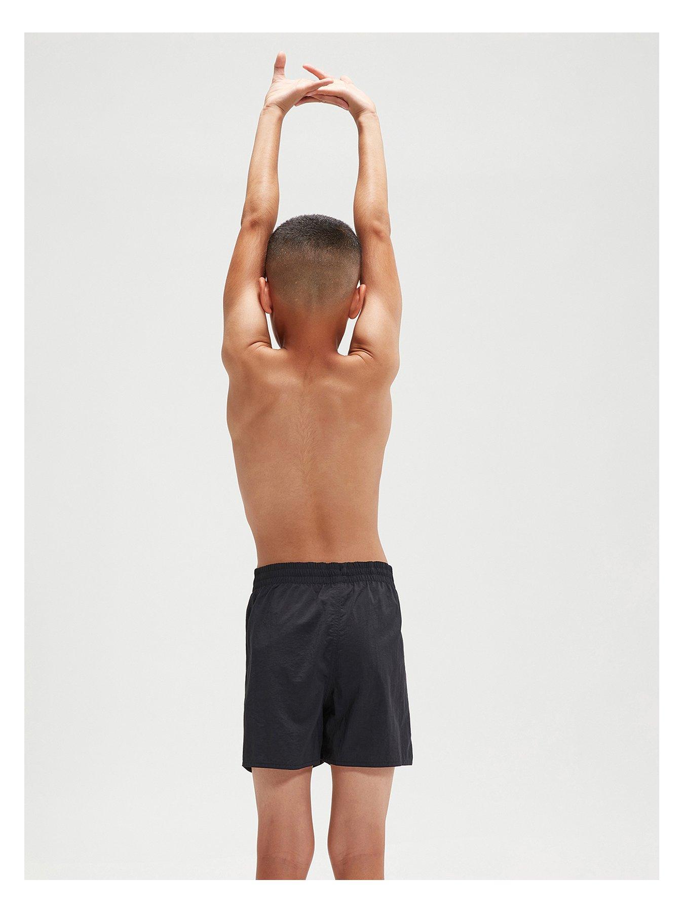 Speedo Boys Essential 13" Watershort - Black | Littlewoods