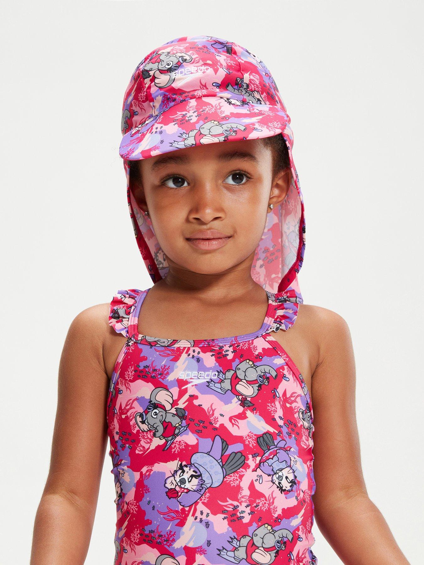 Speedo Girls Learn to Swim Sun Protection Hat | Littlewoods
