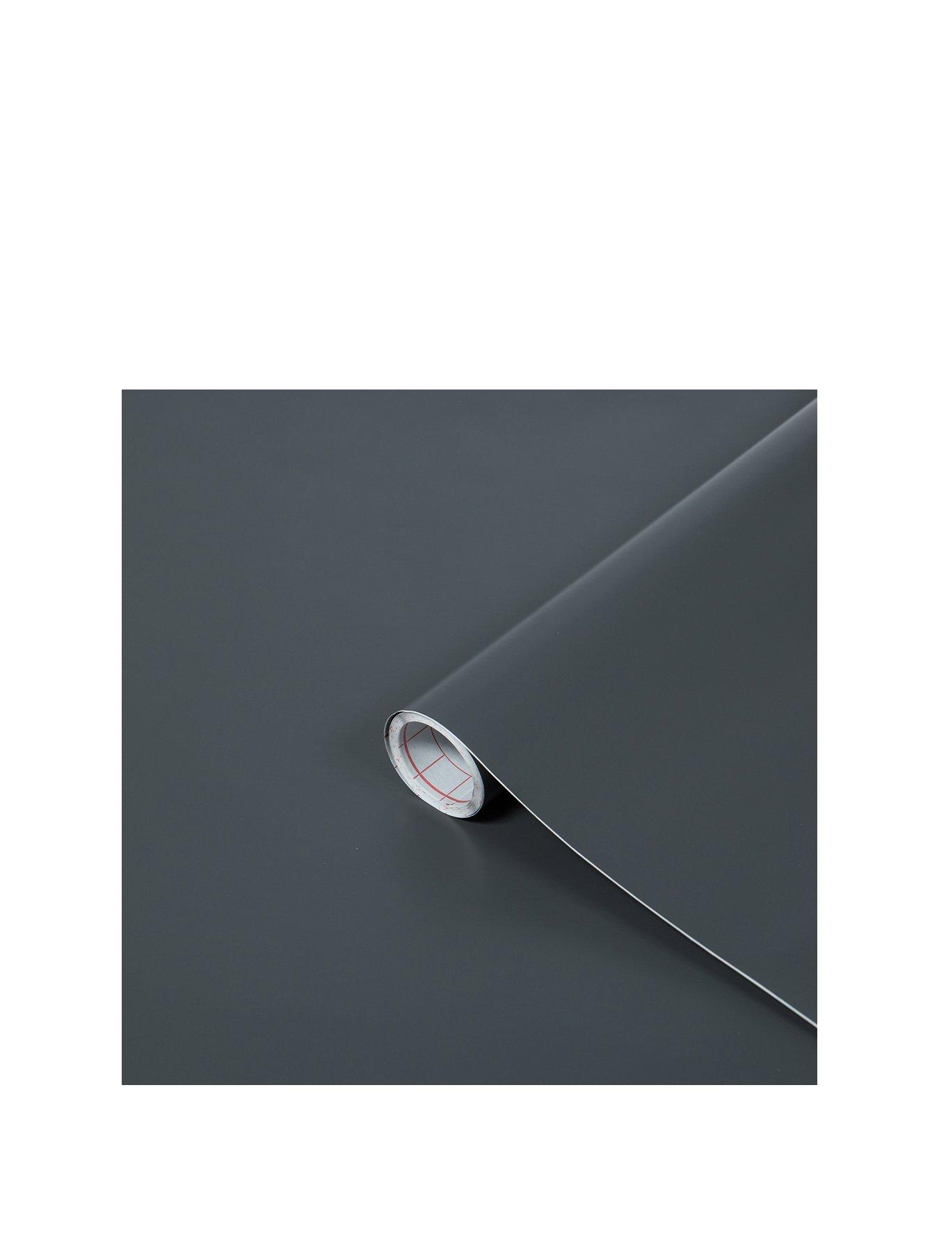 D-C-Fix Matt Anthracite Self Adhesive Vinyl Wrap Film - 67.5cm x 2m ...