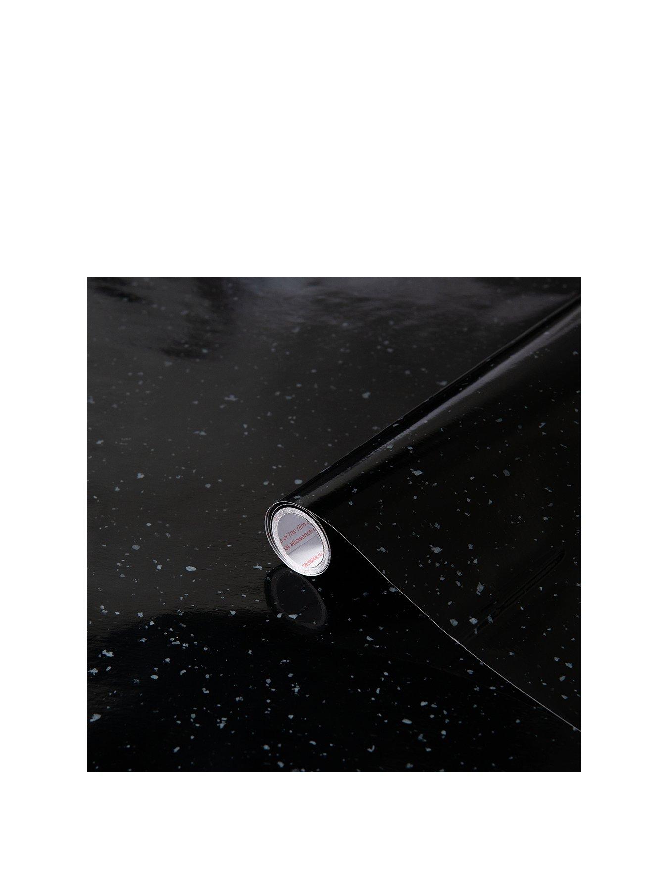 D-C-Fix Black Granite Quartz Self-Adhesive Vinyl Wrap Film –67.5 cm x 5 ...