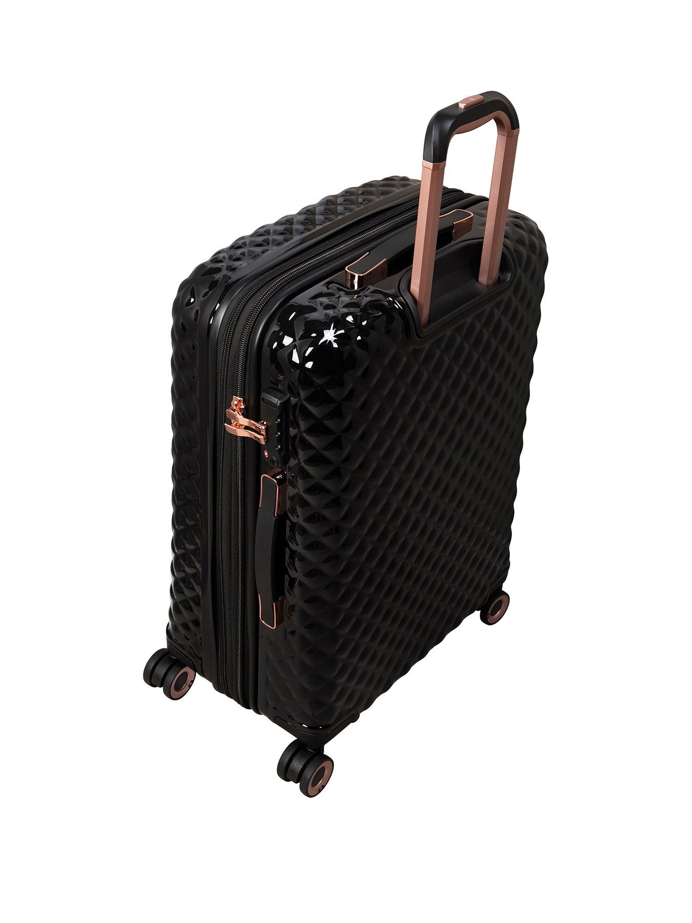 it Luggage Glitzy Hardshell Large Black Expandable Suitcase with TSA ...