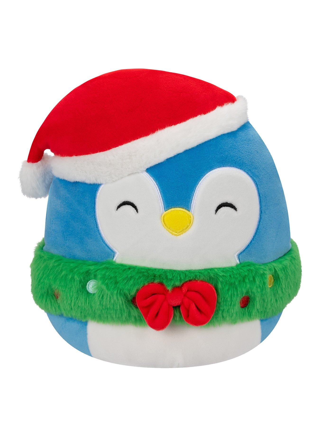 Squishmallows Festive Squishmallow Puff the Penguin with Wreath & Hat ...