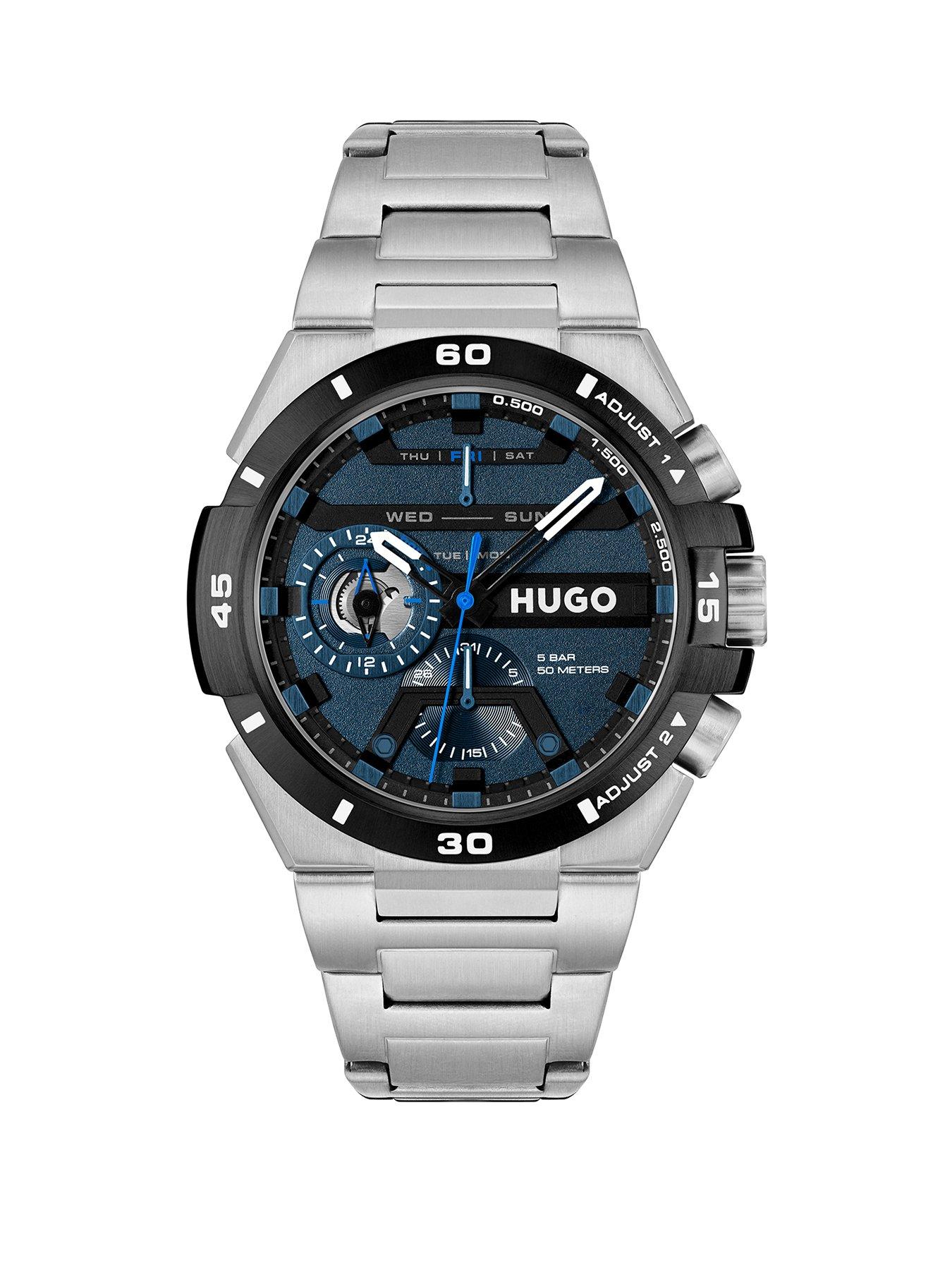 HUGO #WILD Stainless Steel Multifunction Watch | littlewoods.com