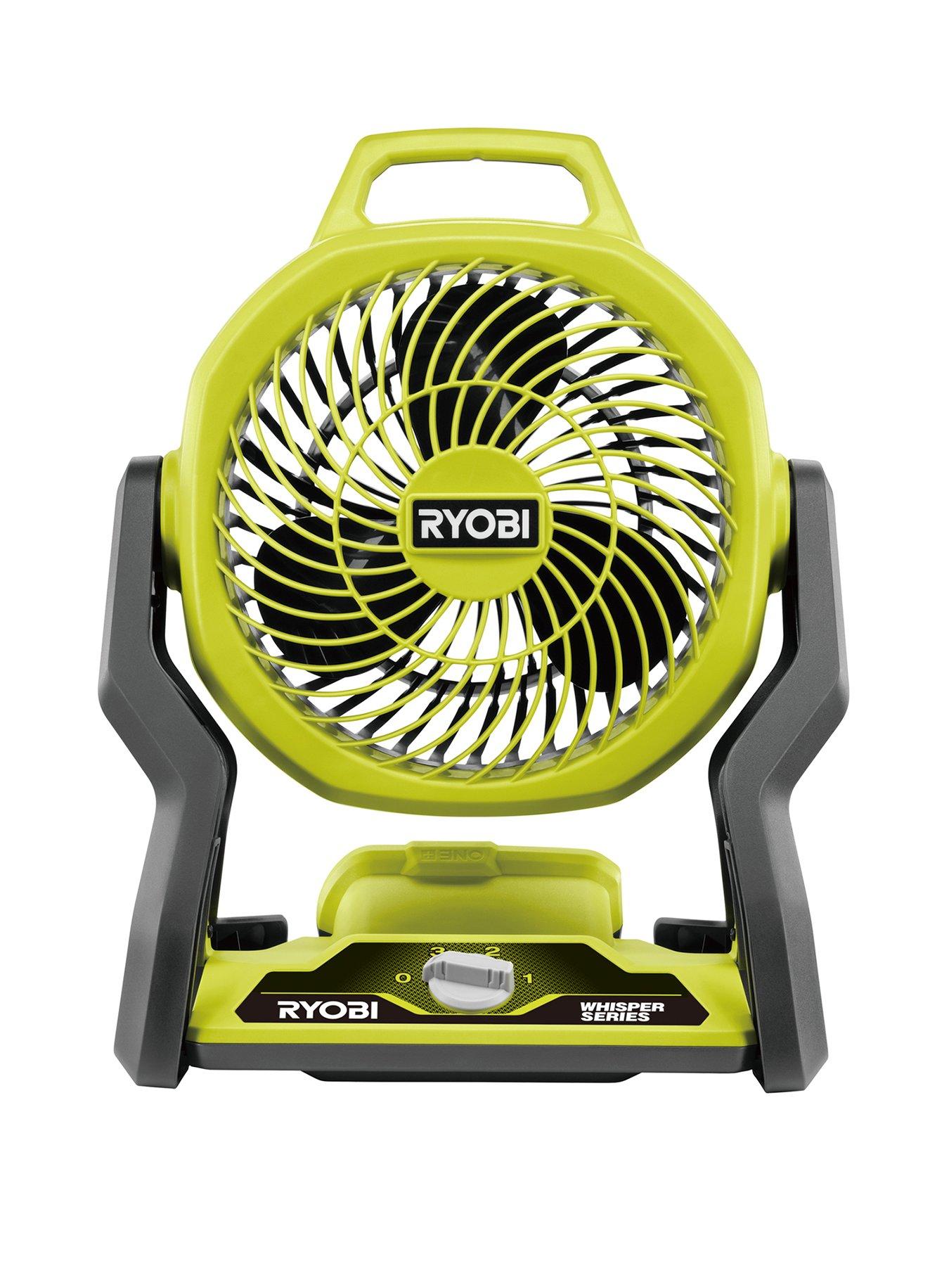RYOBI RF18-0 18V ONE+ Cordless Non-Hybrid 3 Speed Fan (Bare Tool ...