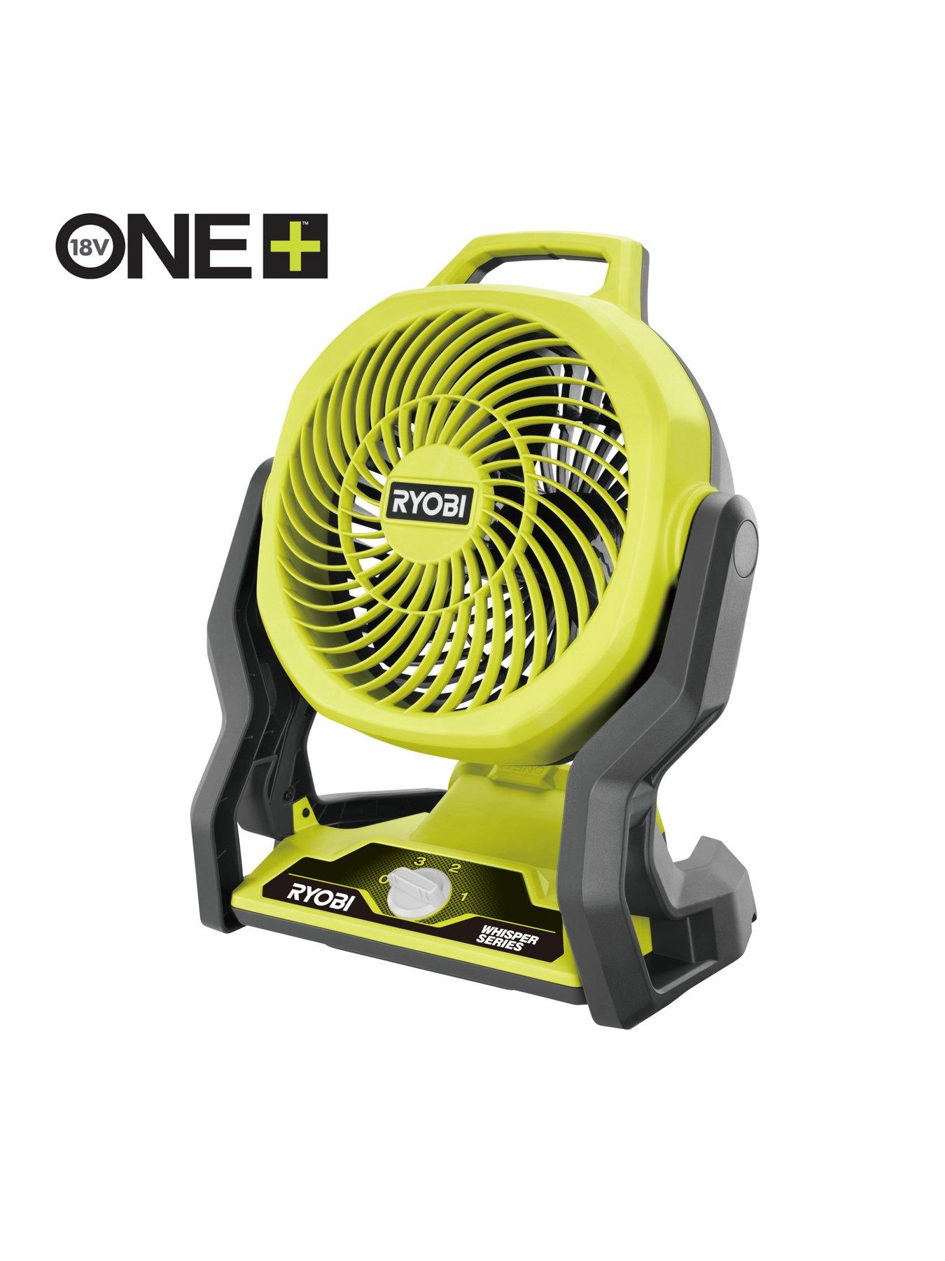 RYOBI RF18-0 18V ONE+ Cordless Non-Hybrid 3 Speed Fan (Bare Tool ...