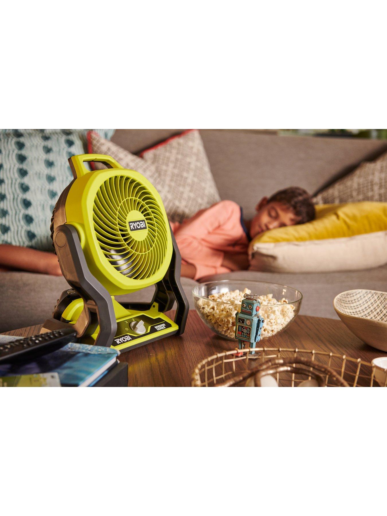 RYOBI RF18-0 18V ONE+ Cordless Non-Hybrid 3 Speed Fan (Bare Tool ...